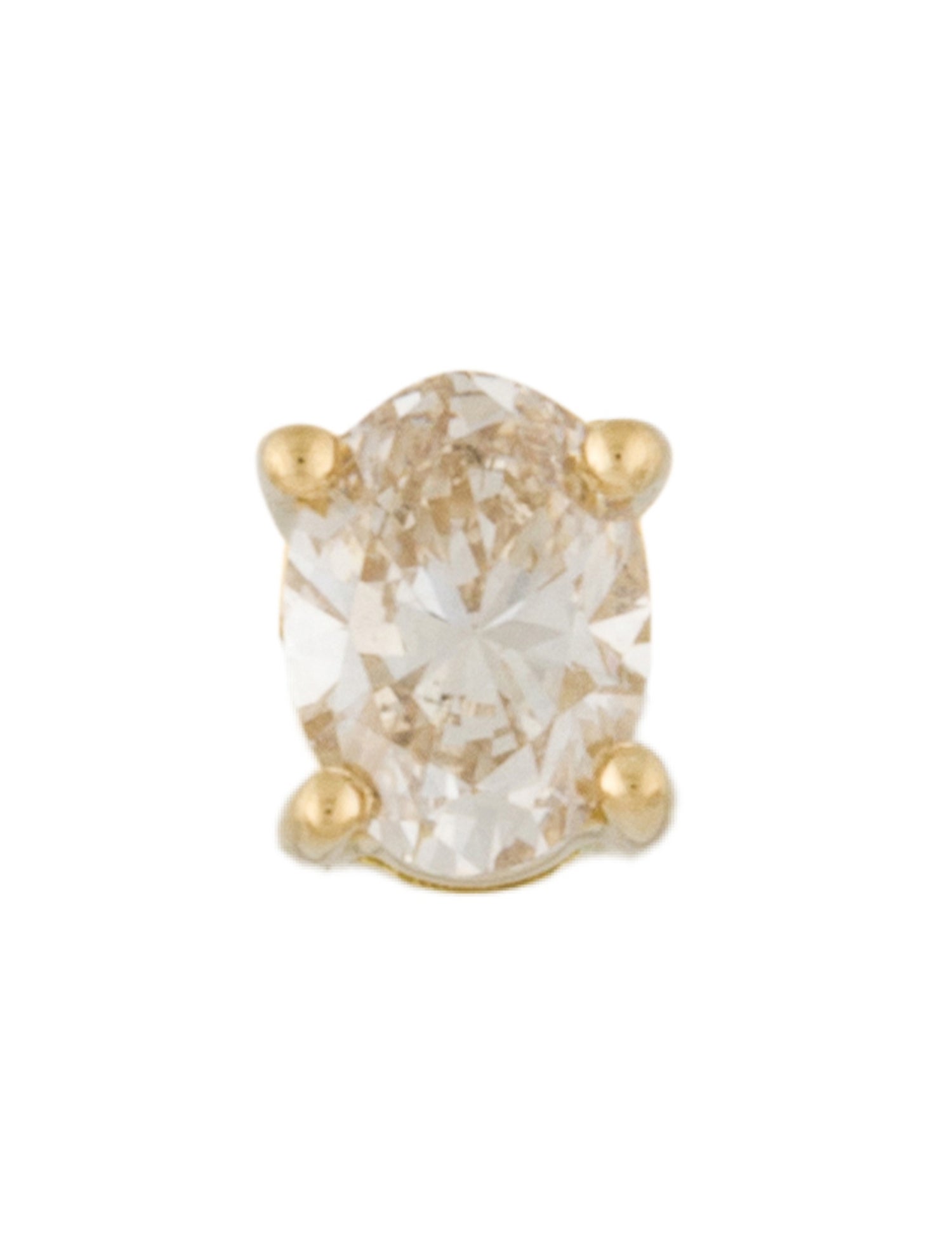 Jude Frances 18K Quartz & Diamond Drop Earring Enhancer - 18K Yellow ...