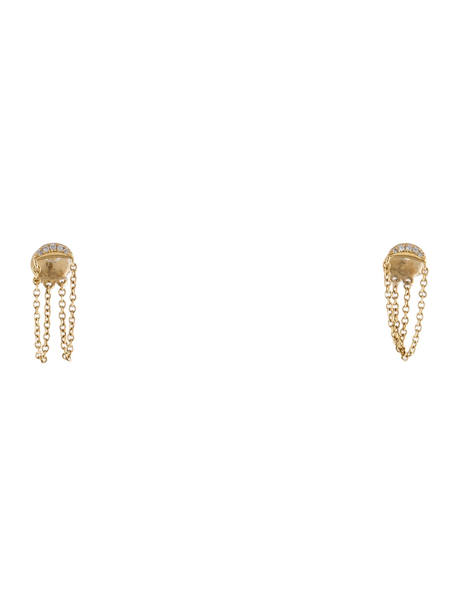 Maria Tash 14K Short Spike Single Stud Earring - Rhodium-Plated 14K ...