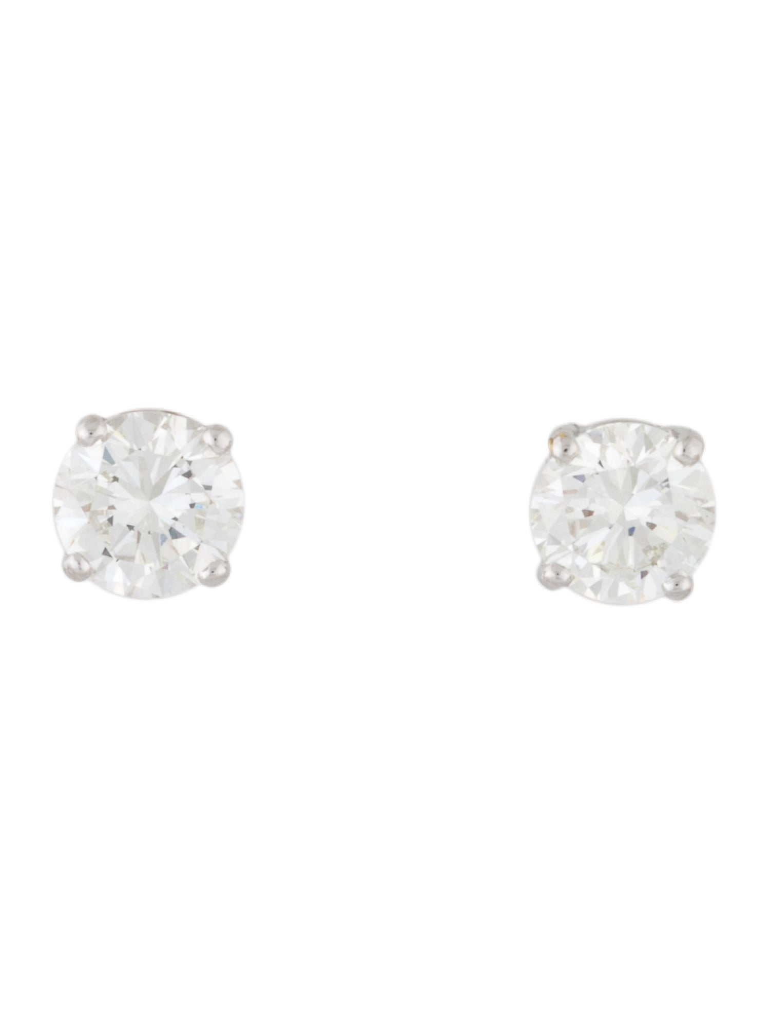 Earrings 14K 1.49ctw Tanzanite & Diamond Stud Earrings - 14K Rose Gold ...