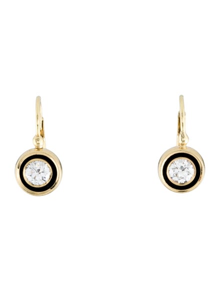 Elizabeth Cole Delaney Earrings - Gold-Tone Metal Drop, Earrings ...