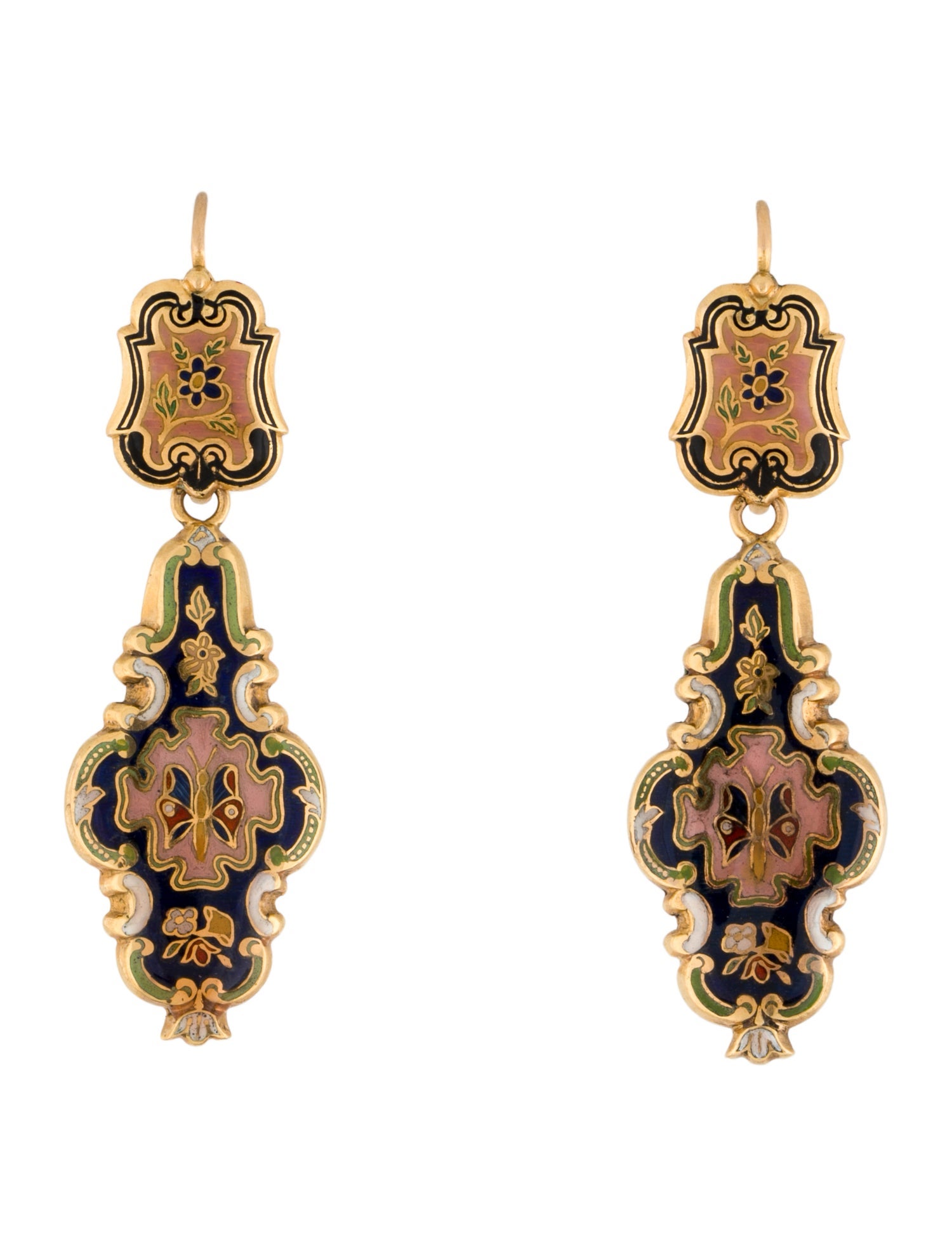 Elizabeth Cole Delaney Earrings - Gold-Tone Metal Drop, Earrings ...