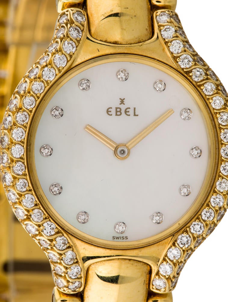 Ebel Beluga Gold and Diamond Watch EBE20034 | The RealReal