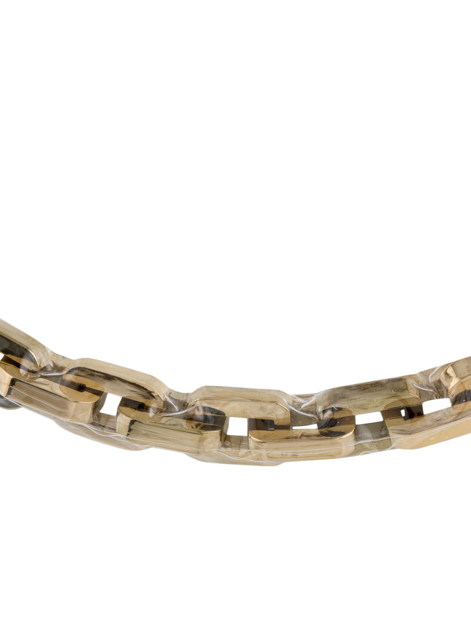 Cartier Santos De Cartier Link Necklace - 18K Yellow Gold Chain ...