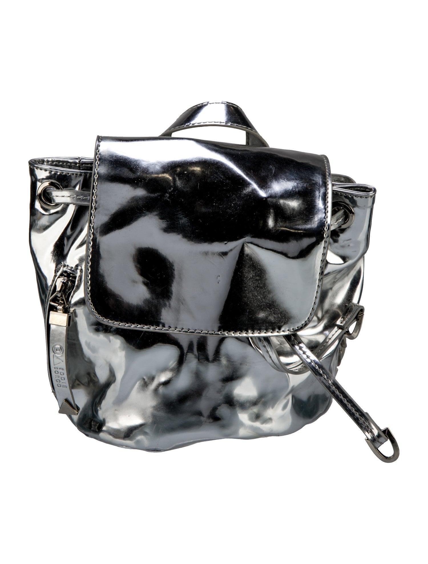 Eddie Borgo Patent Leather Backpack - Metallic Backpacks, Handbags ...