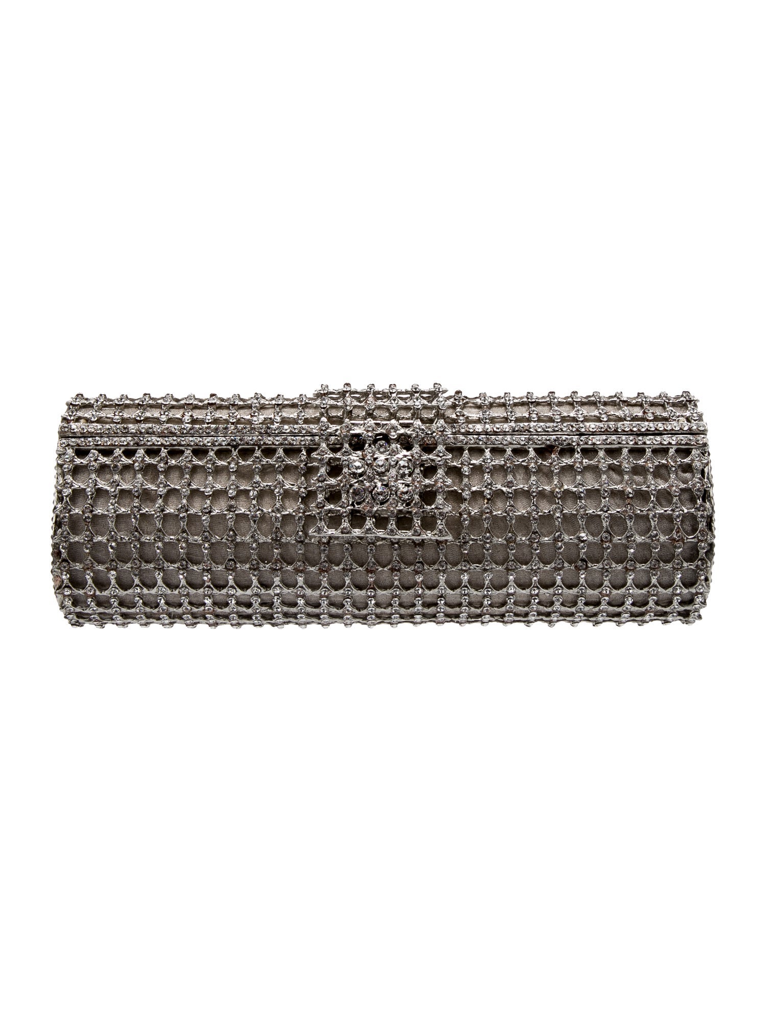 Judith Leiber Ritz Fizz Crystal Clutch - White Evening Bags, Handbags ...