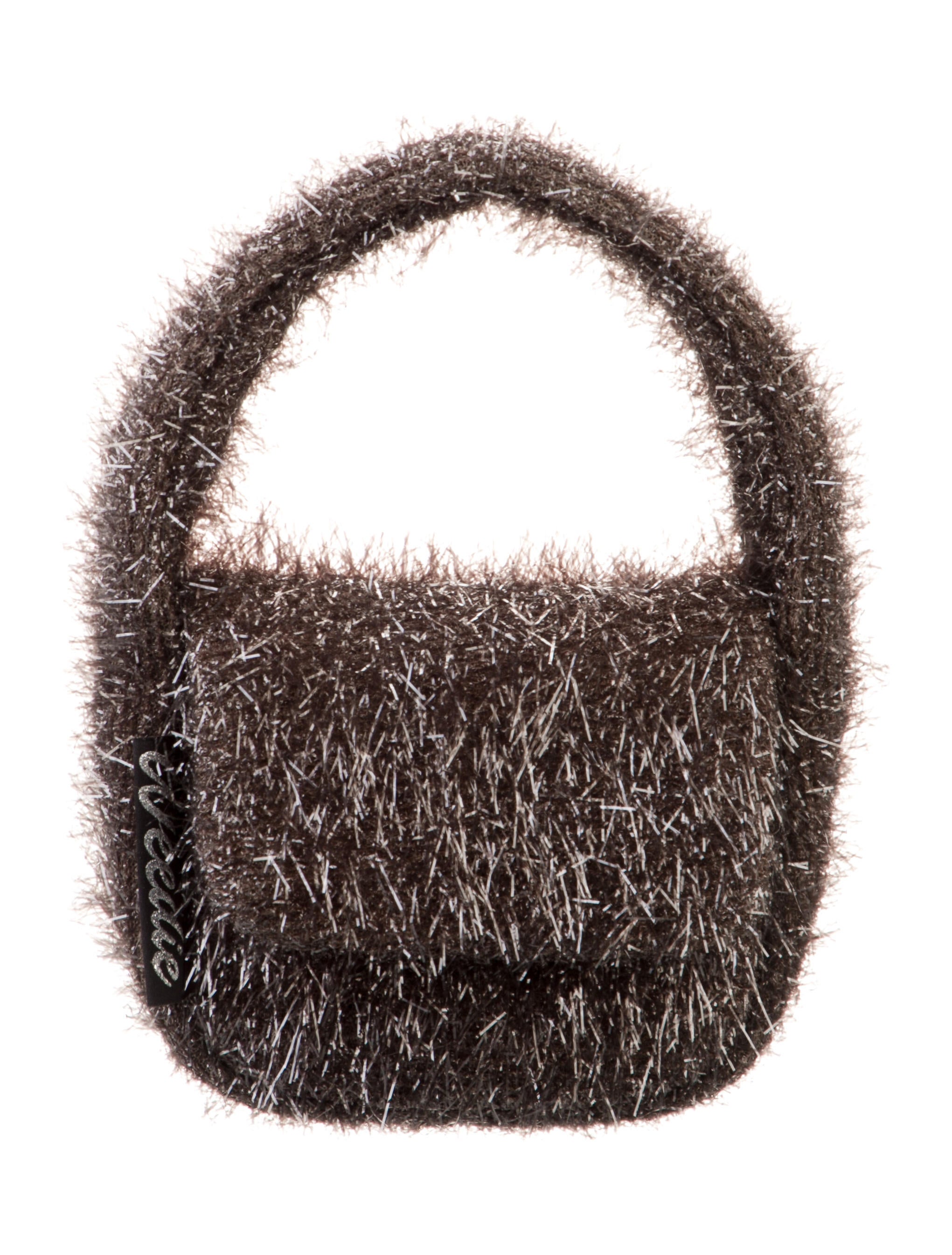 Edie Parker Nylon Metallic Handle Bag - Grey Handle Bags, Handbags ...