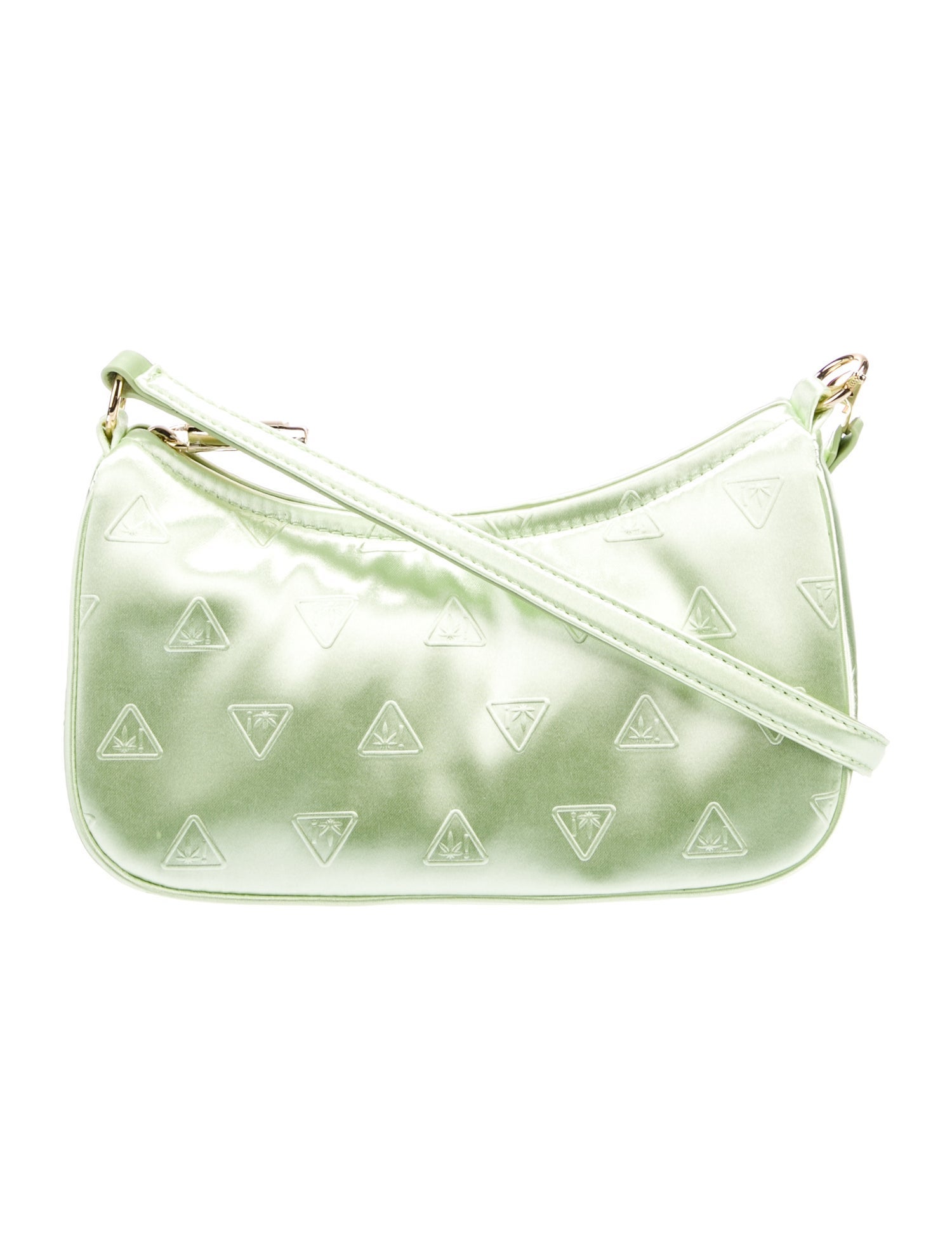 Edie Parker Satin Shoulder Bag w/ Tags - Green Shoulder Bags, Handbags ...