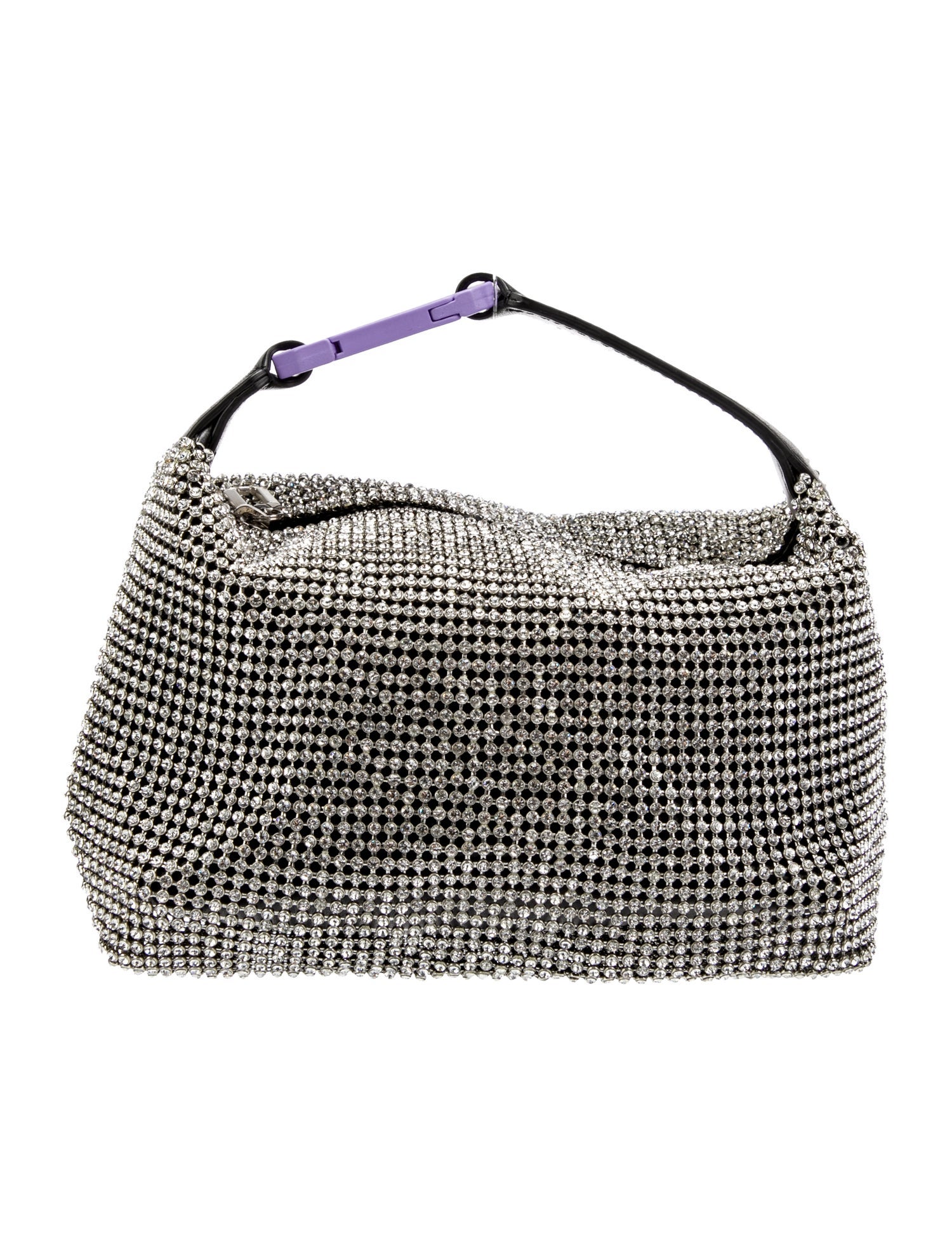 EÉRA Crystal Embellished Handle Bag - Black Handle Bags, Handbags ...