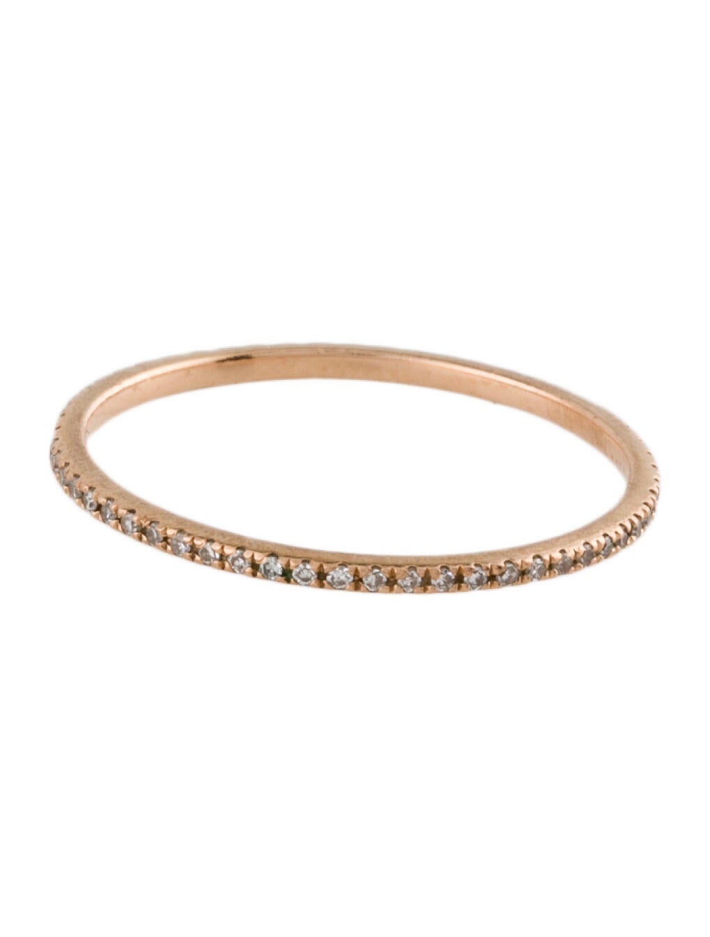 EF Collection 14K Diamond Eternity Band - 14K Rose Gold Eternity Band ...