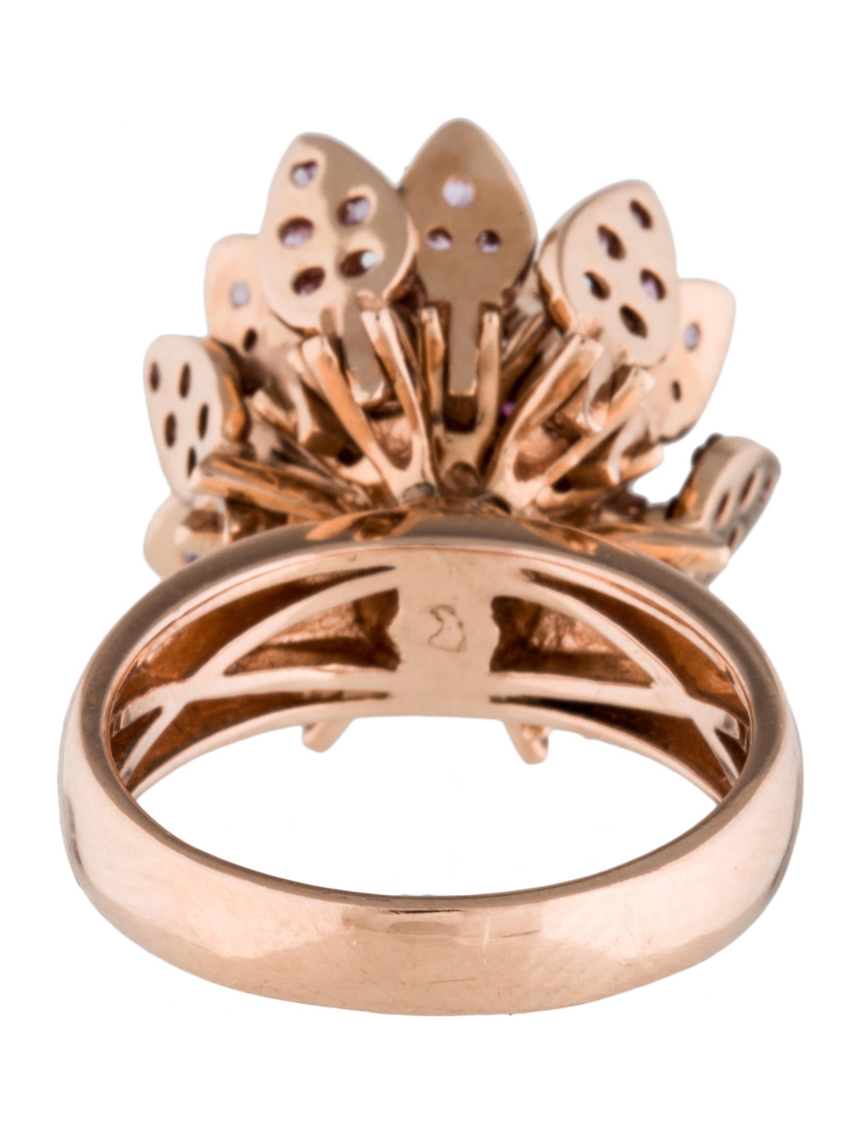 Effy Jewelry Moving Petals Diamond and Ruby Ring - Rings - EFF20043 ...