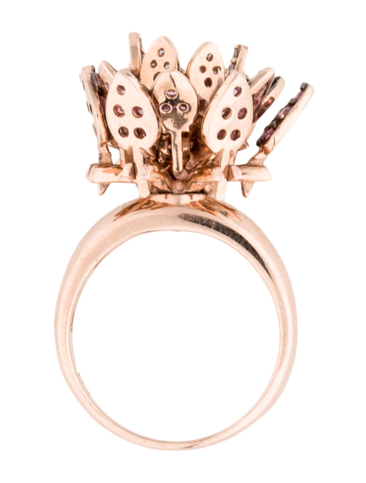 Effy Jewelry Moving Petals Diamond and Ruby Ring - Rings - EFF20043 ...