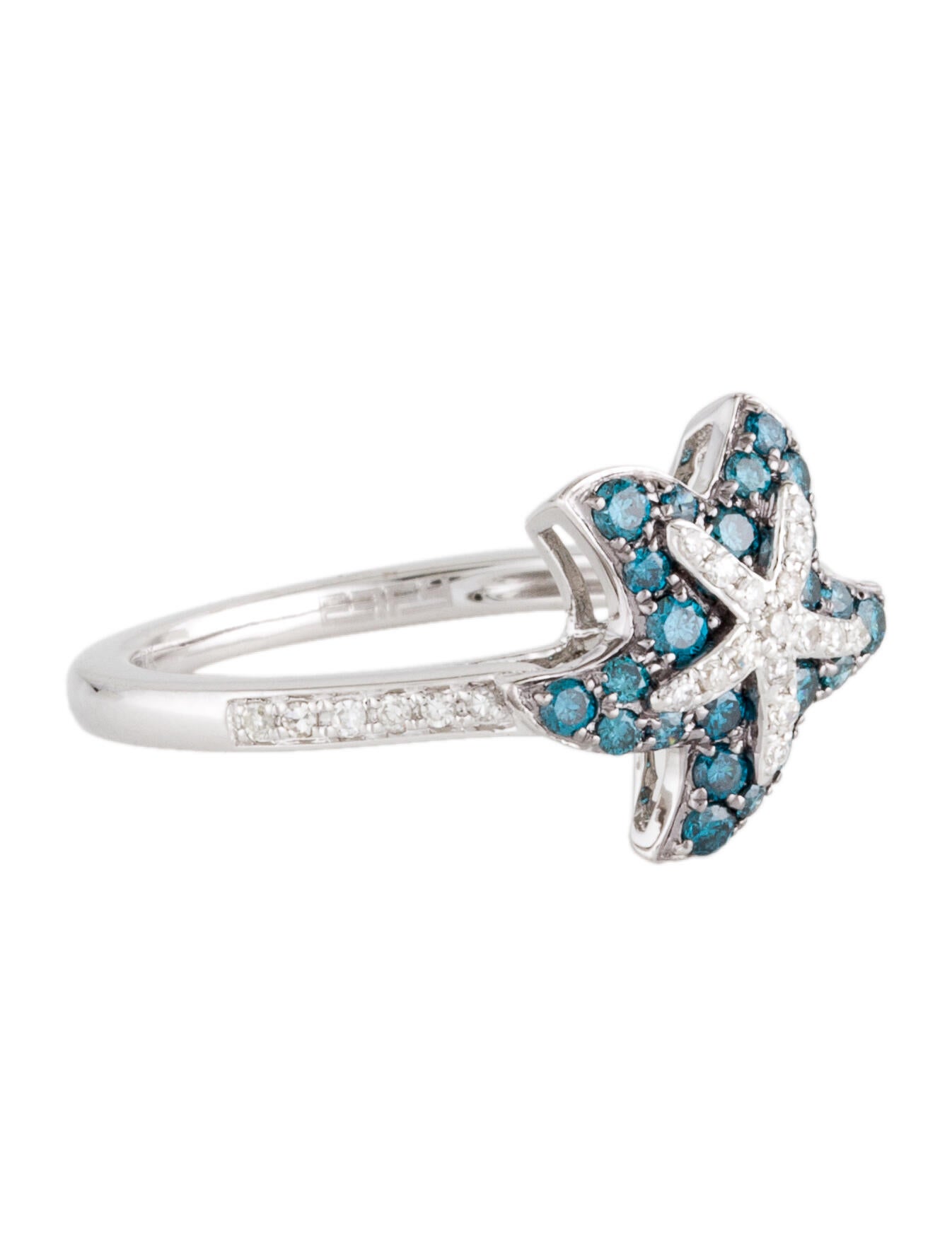 Effy Jewelry 14K Diamond Cocktail Ring - 14K White Gold Cocktail Ring ...