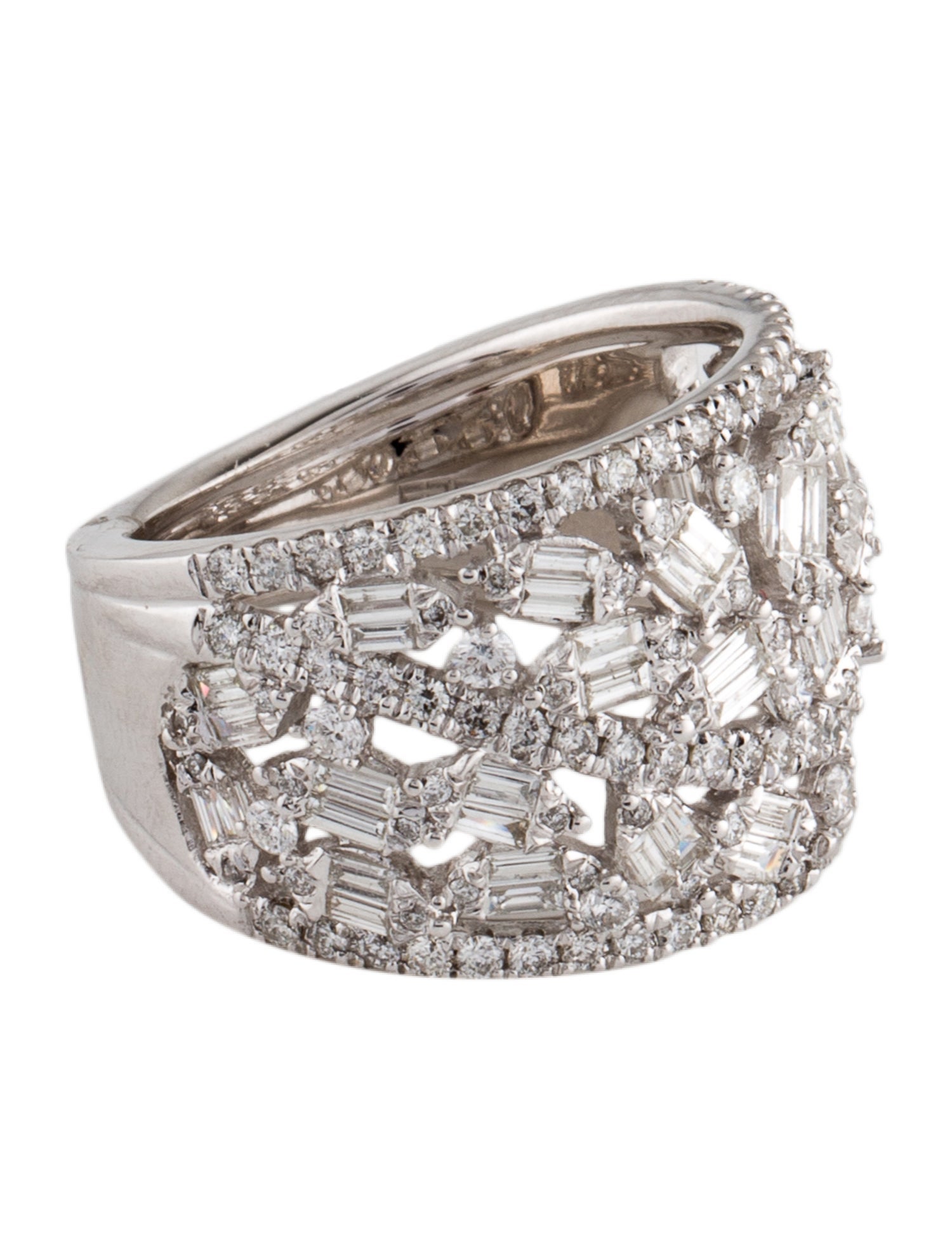 Effy Jewelry 14K Diamond Ring - 14K White Gold Band, Rings - EFF27676 ...