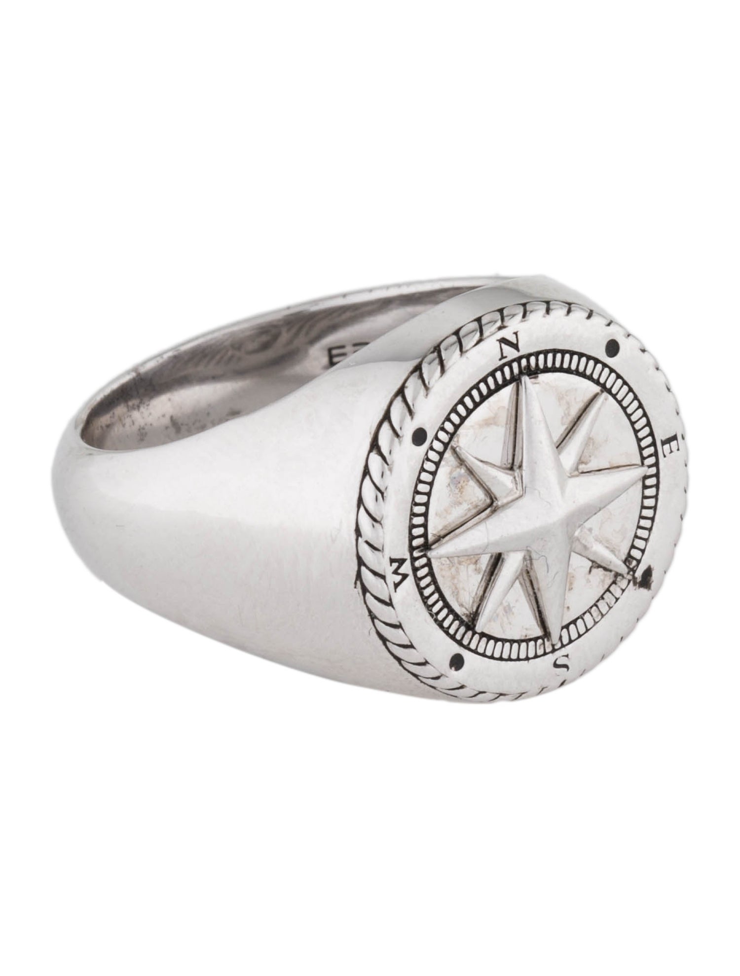 Effy Jewelry Compass Signet Ring - Sterling Silver Signet Ring, Rings - EFF27832 | The RealReal