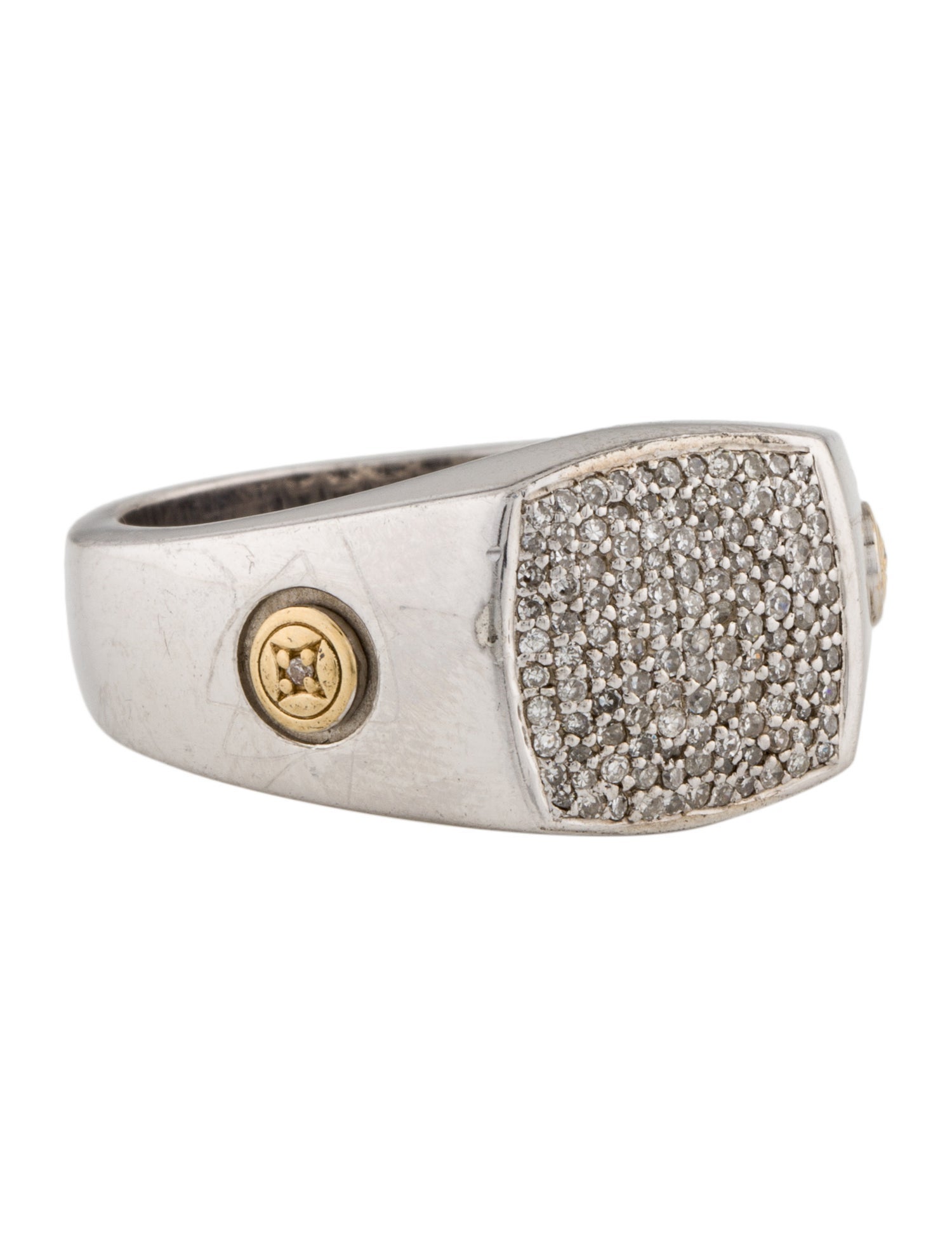 Effy Jewelry Diamond Signet Ring - Signet Ring, Rings - EFF28217 | The ...