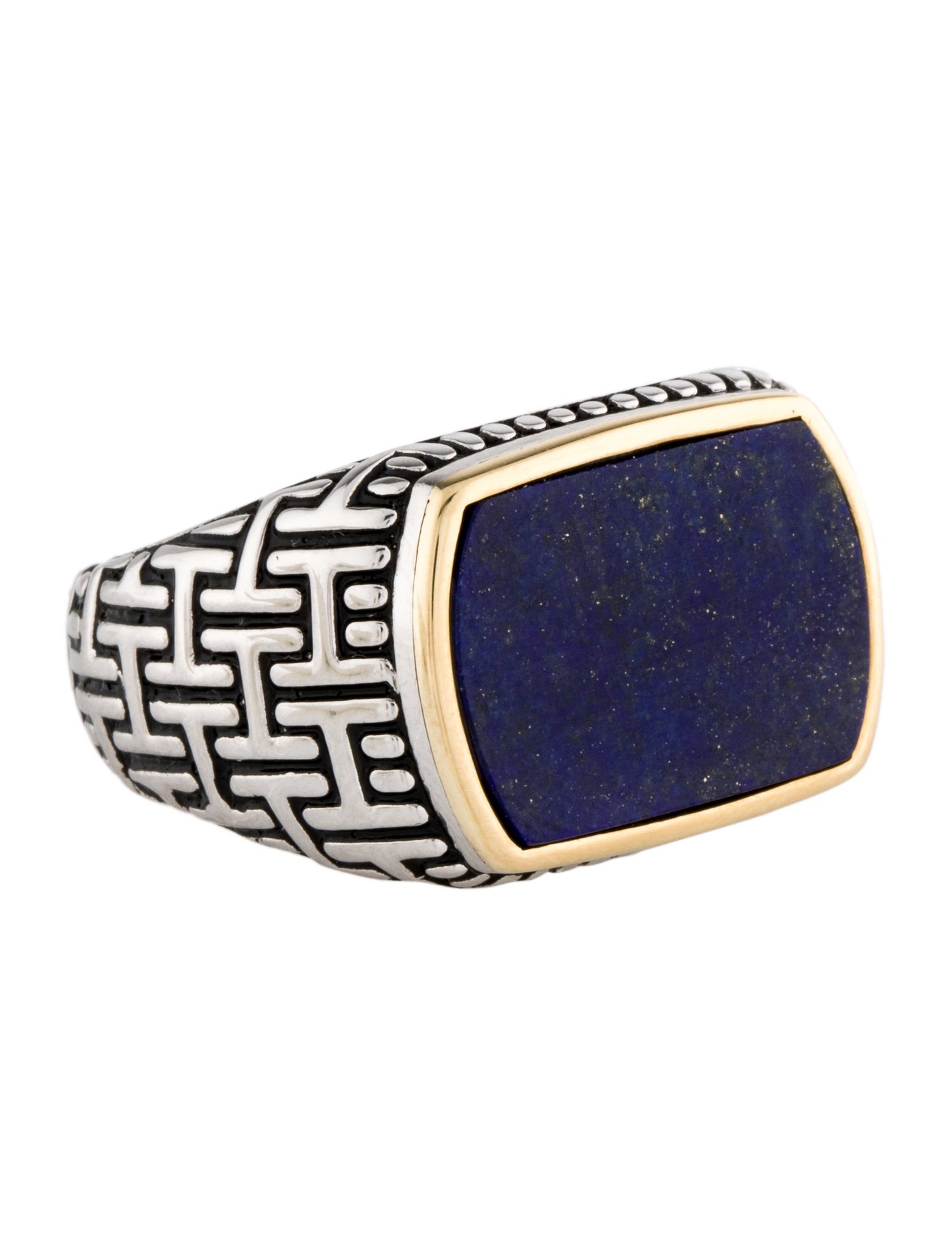 Effy Jewelry Lapis Lazuli Signet Ring - 18K Yellow Gold Signet Ring ...