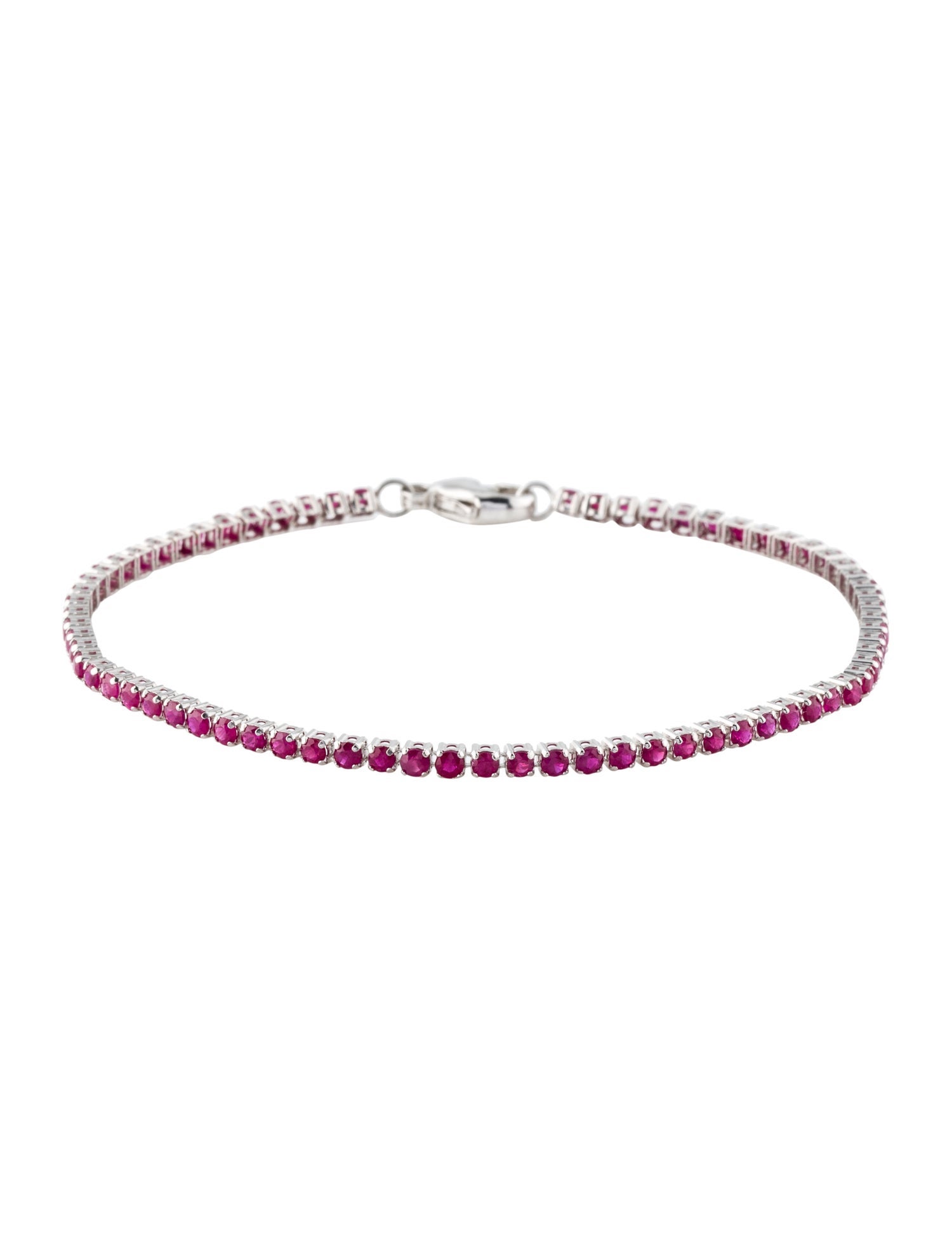 Effy Jewelry 2.45ctw Ruby Link Bracelet - Sterling Silver Link ...