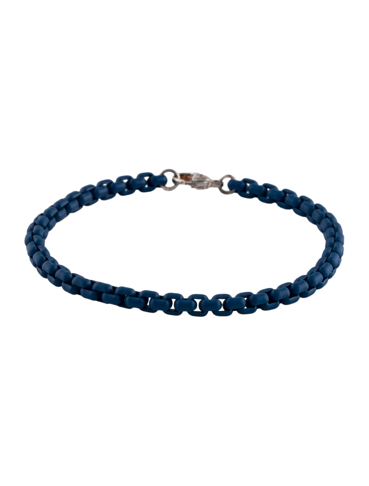 Effy Jewelry Enamel Box Link Bracelet - Sterling Silver Link, Bracelets ...