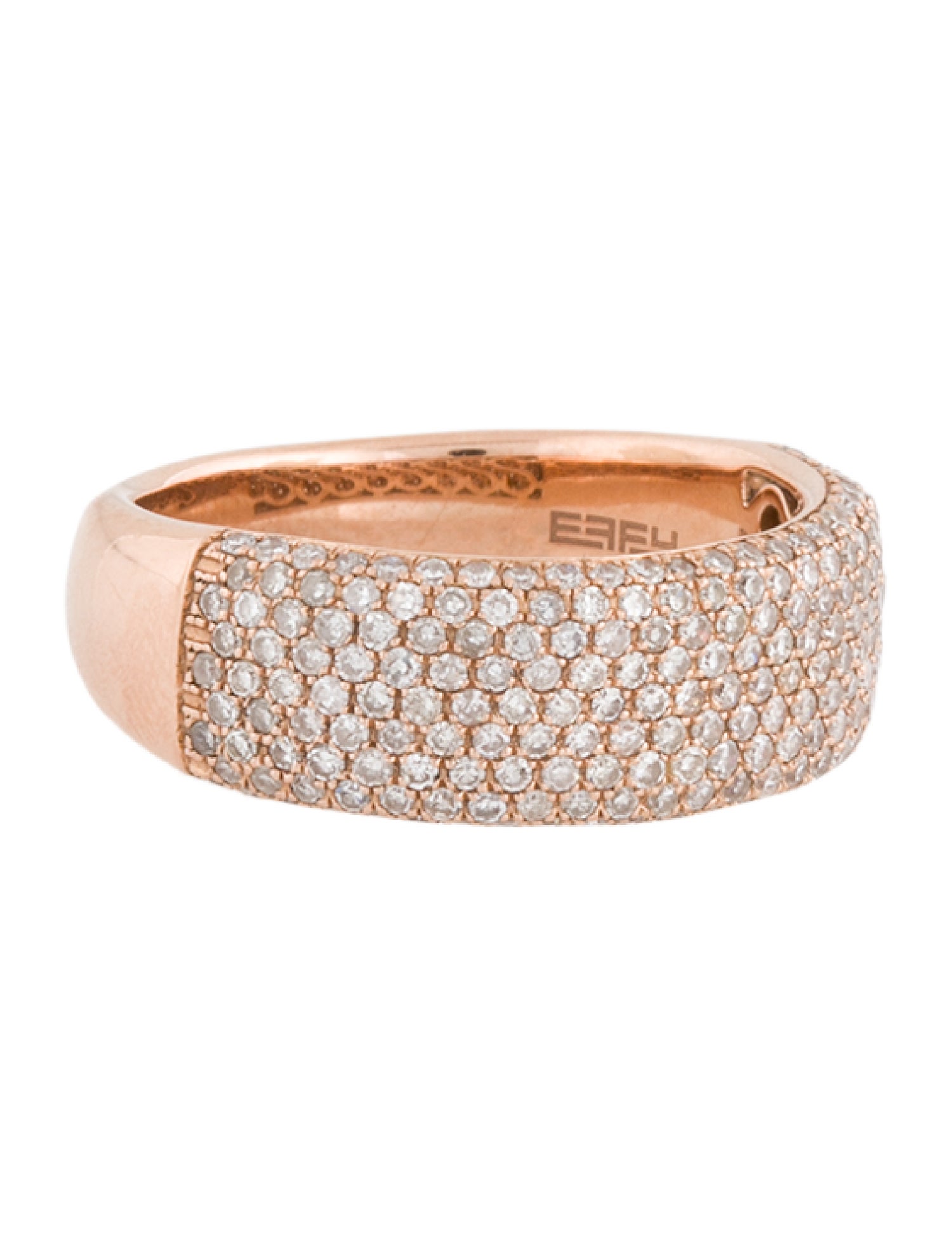 Effy Jewelry 14K Diamond Wide Band Ring - Band, Rings - EFF32504 | The ...