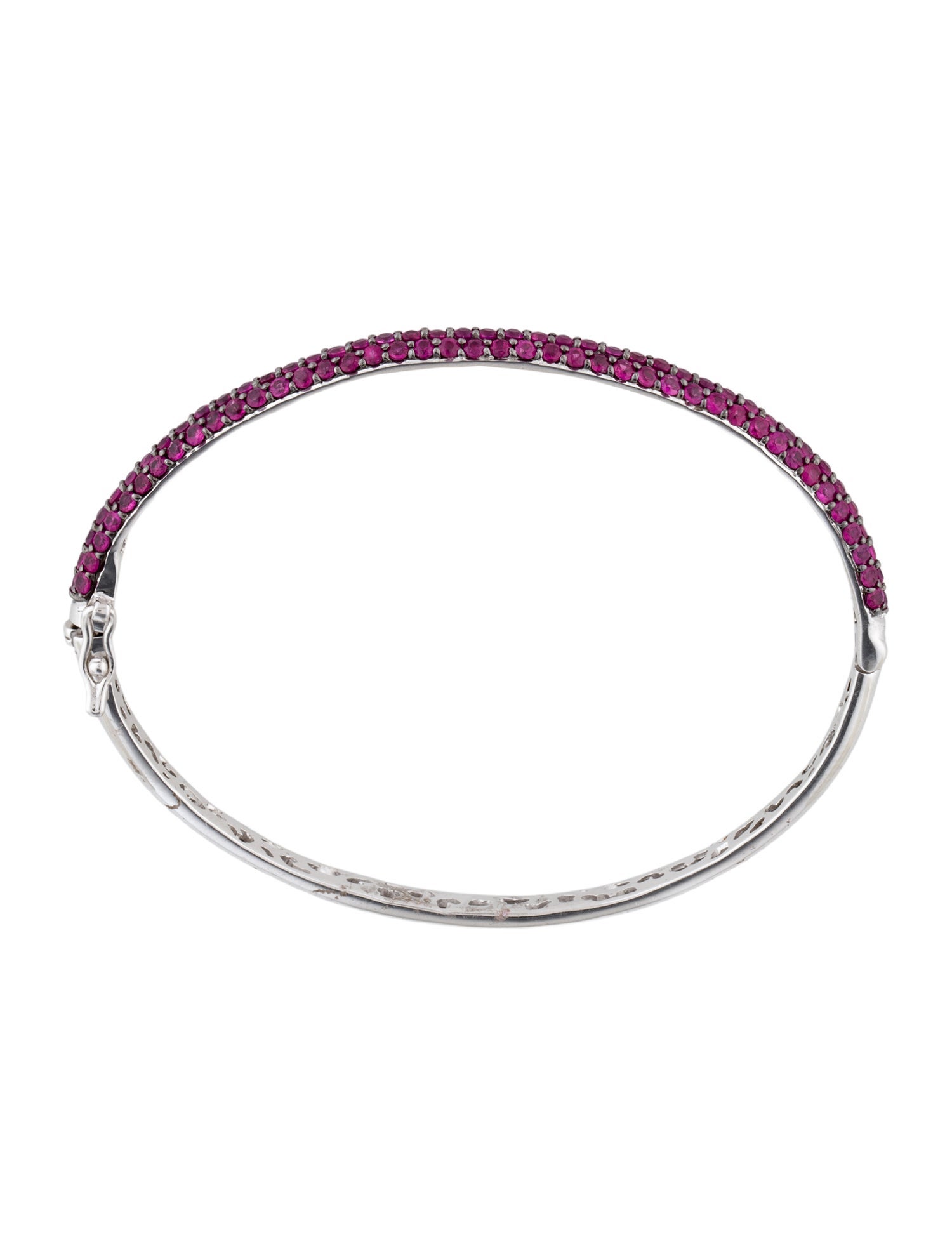 Effy Jewelry 4.51ctw Ruby Pavé Bangle Bracelet - Bangle, Bracelets ...