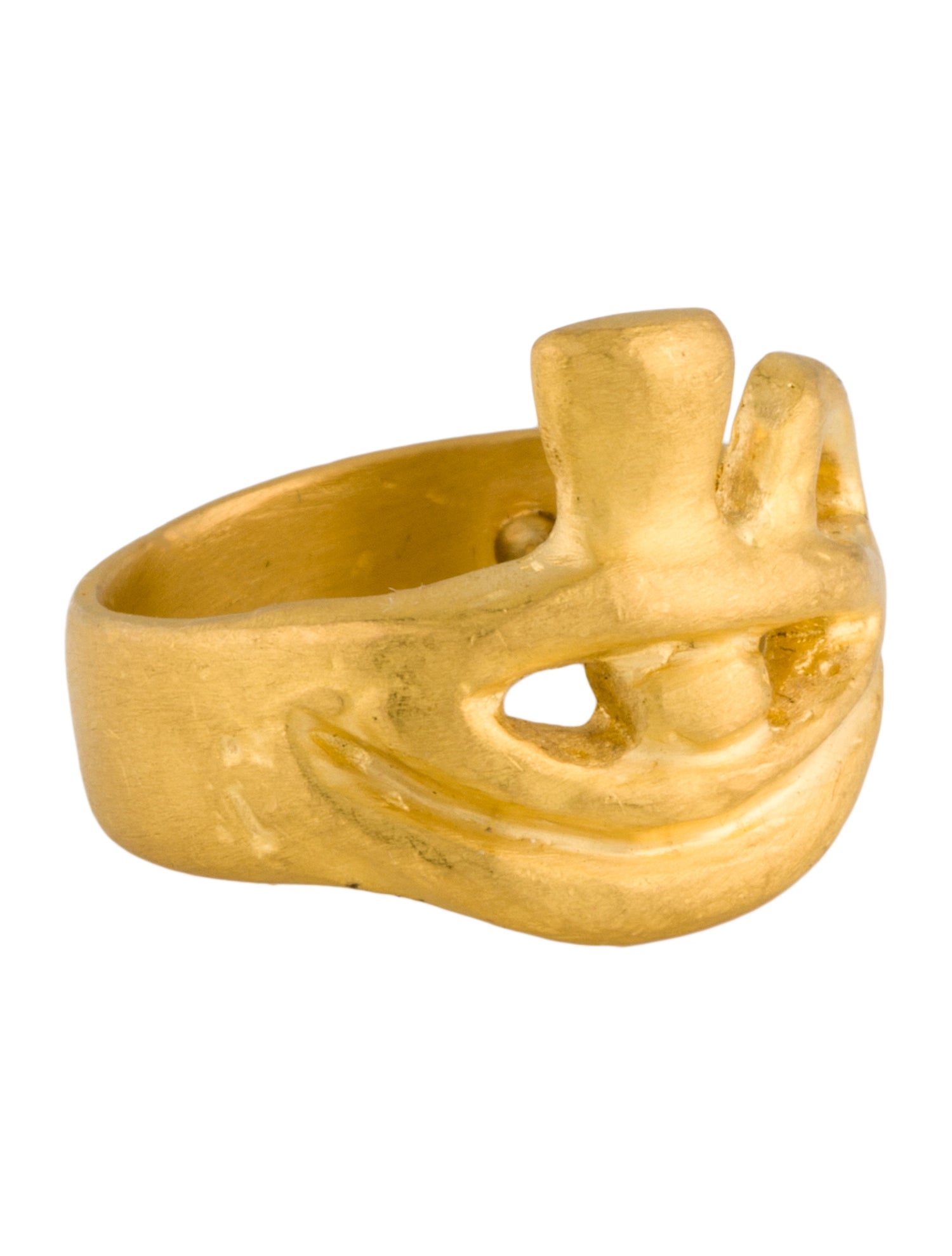 Eli Halili 24K Eye Of Horus Ring - 24K Yellow Gold Cocktail Ring, Rings ...