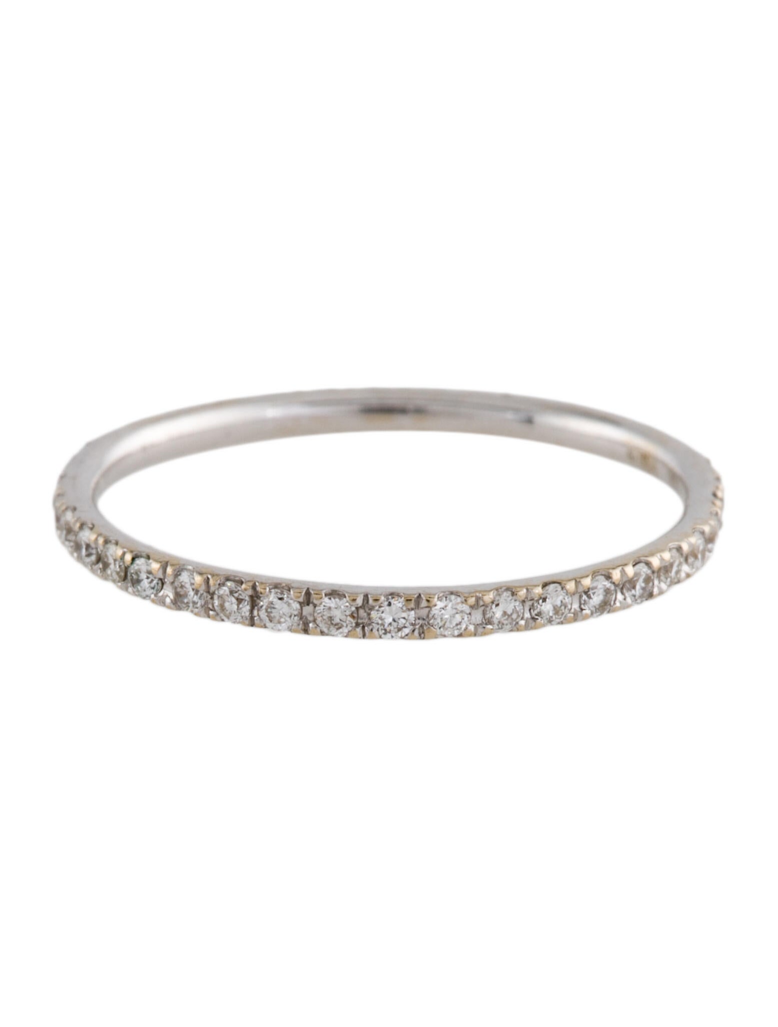 Elise Dray 18K Diamond Band - 18K White Gold Band, Rings - ELDDY20051 ...