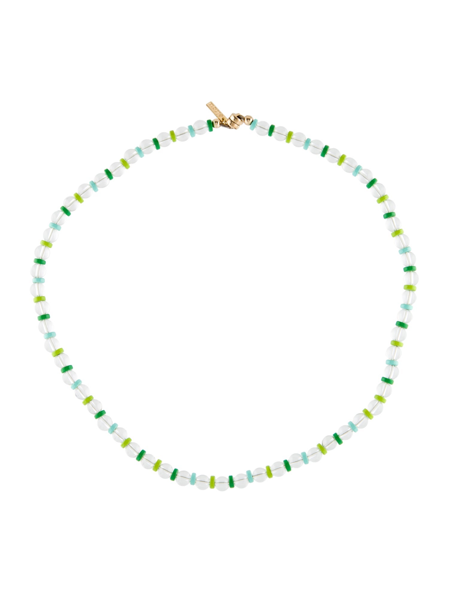 éliou Quartz & Beaded Chain Necklace - Blue, Gold-Filled Bead Strand ...