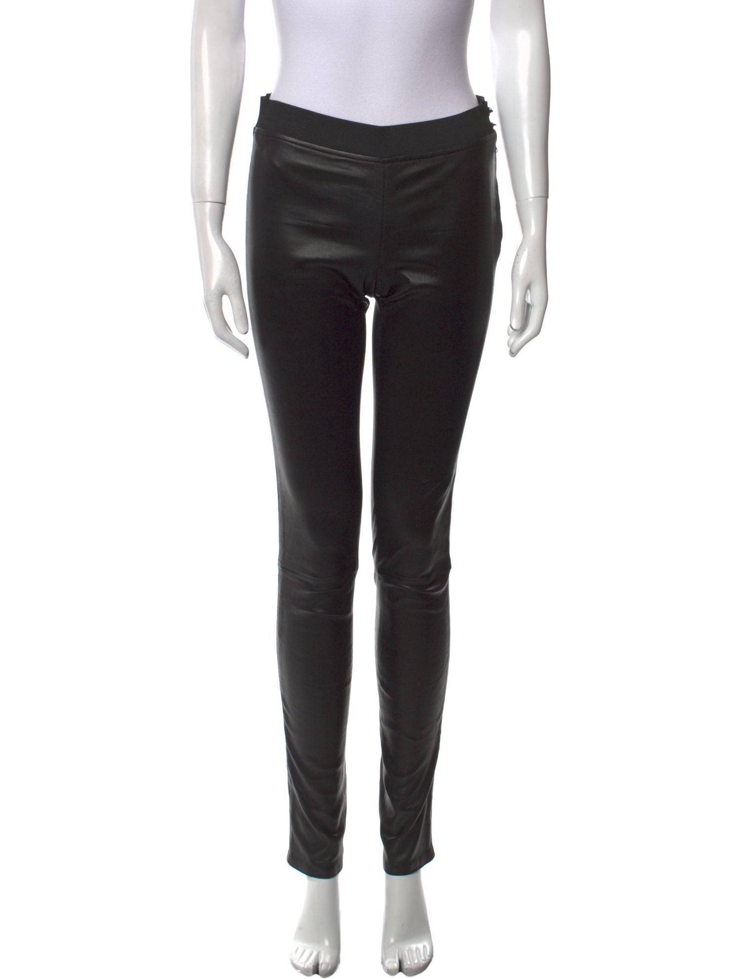 Elise Øverland Skinny Leg Pants - Black, 8.75" Rise Pants, Clothing ...