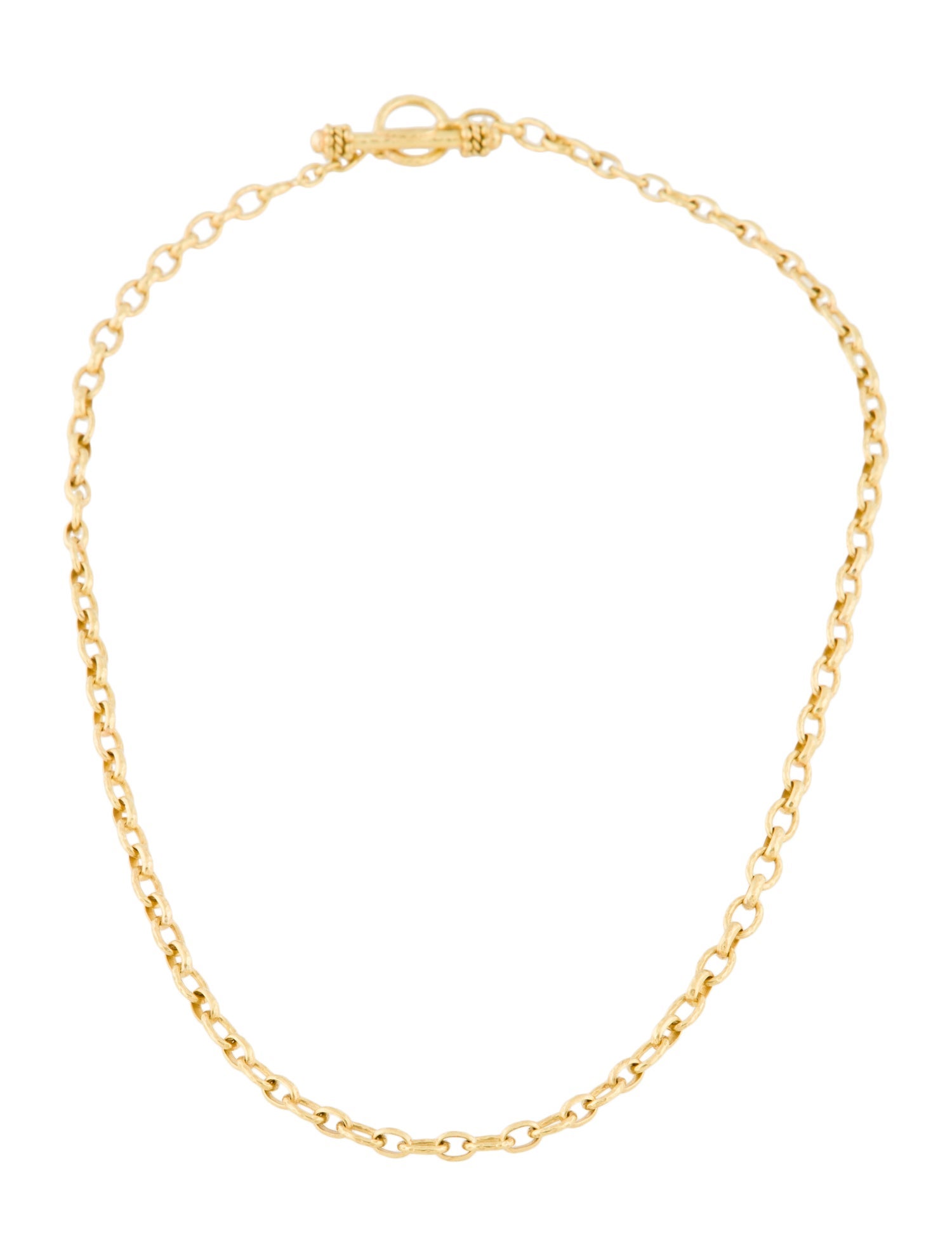 Elizabeth Locke 19K ‘Tiny Venezia’ Toggle Chain Necklace - 19K Yellow ...