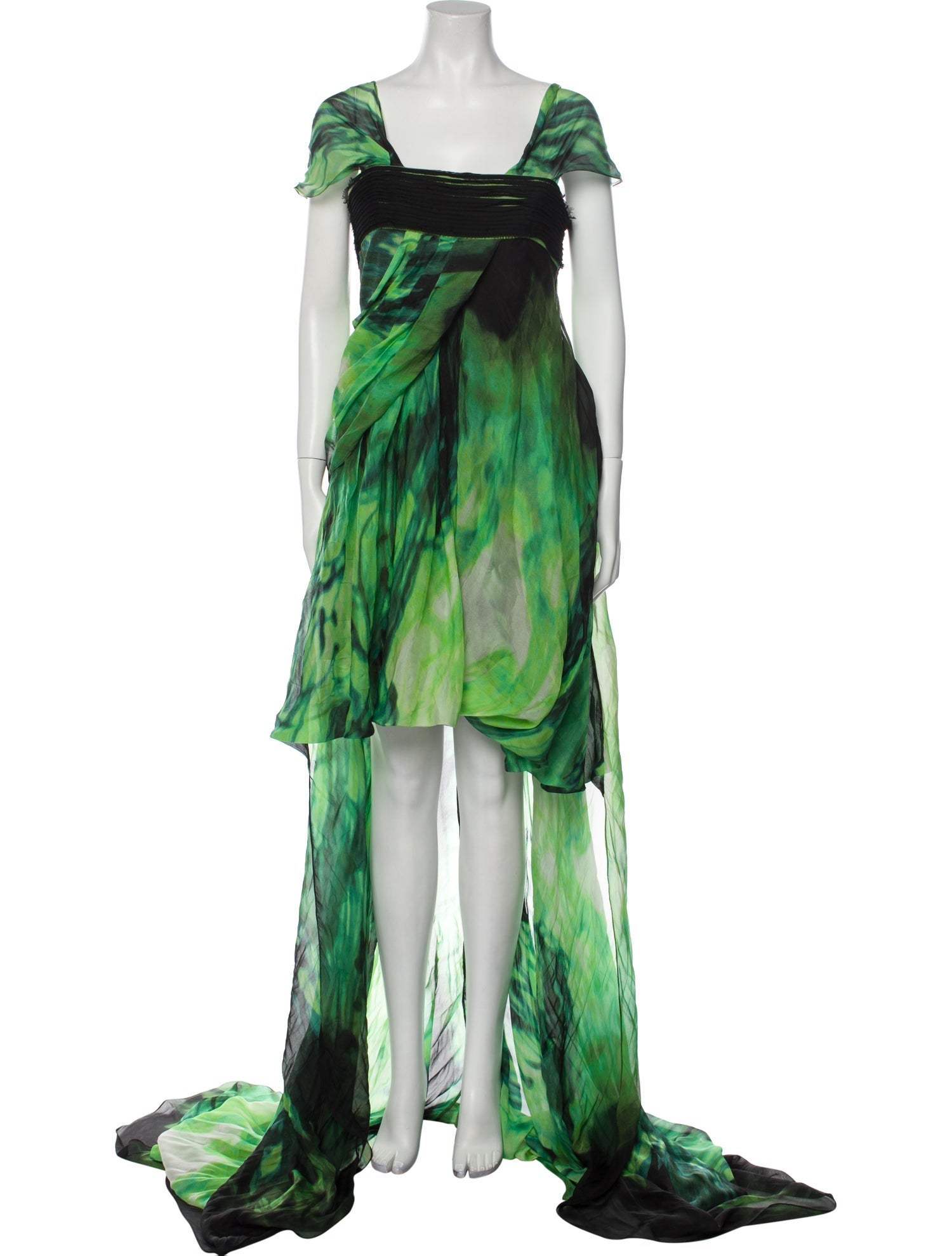 Emanuel Ungaro Vintage Long Dress - Green Dresses, Clothing - EMA30387 ...