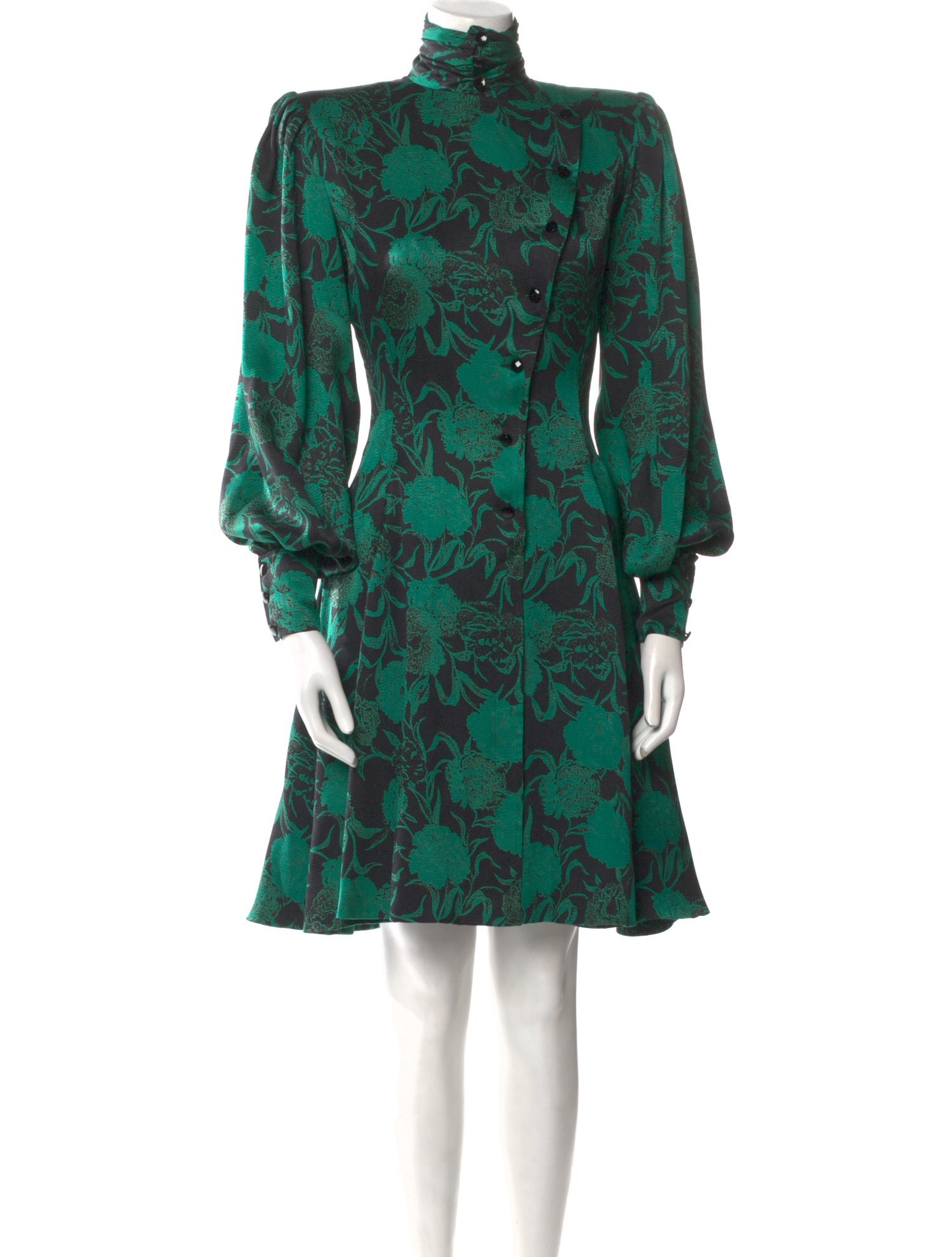 Ungaro Paris Vintage Knee-Length Dress - Green Dresses, Clothing ...