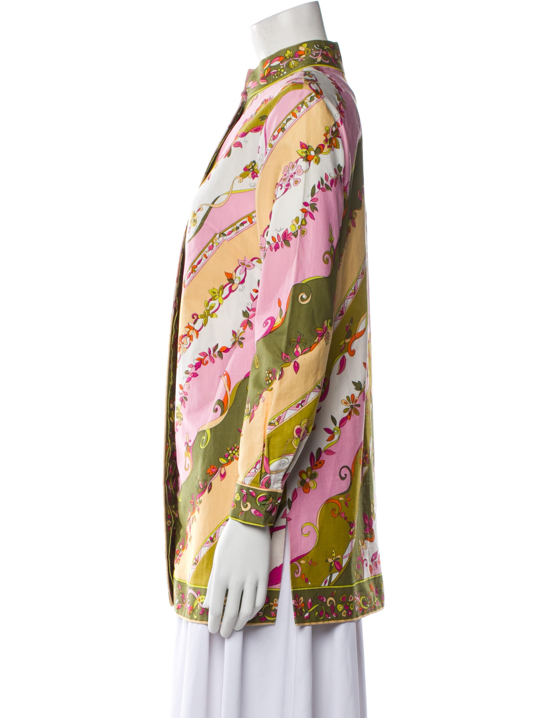 Emilio Pucci Vintage Late 1960's - Early 1970's Evening Jacket - Green ...