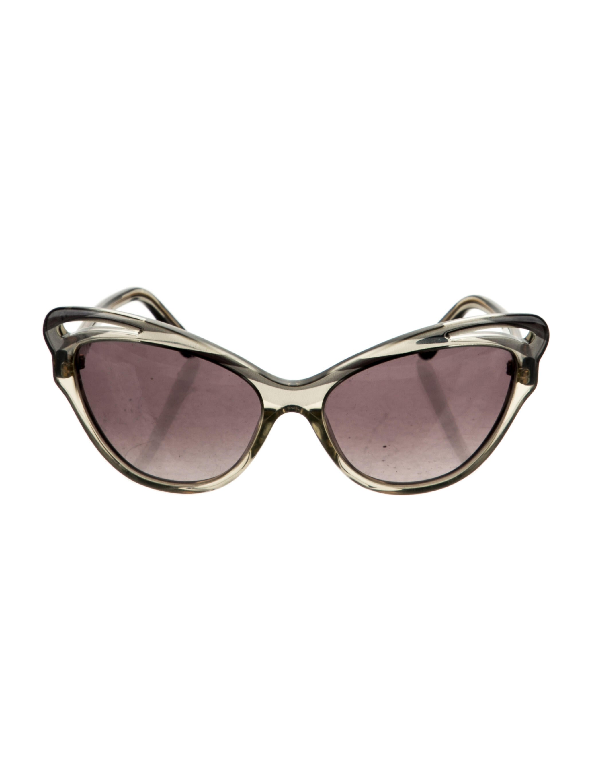 Emilio Pucci Cat-Eye Gradient Sunglasses - Grey Sunglasses, Accessories ...