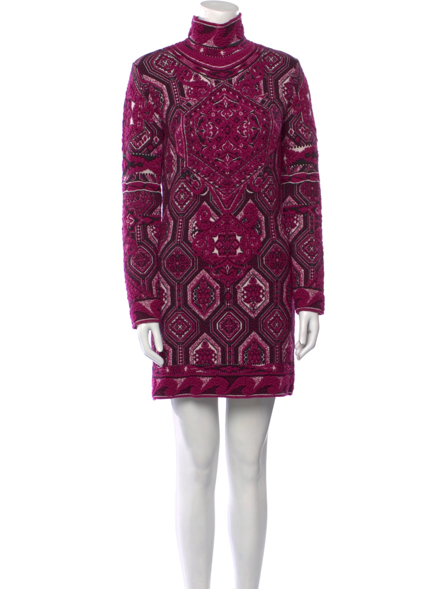 Emilio Pucci Paisley Print Mini Dress - Pink Dresses, Clothing ...