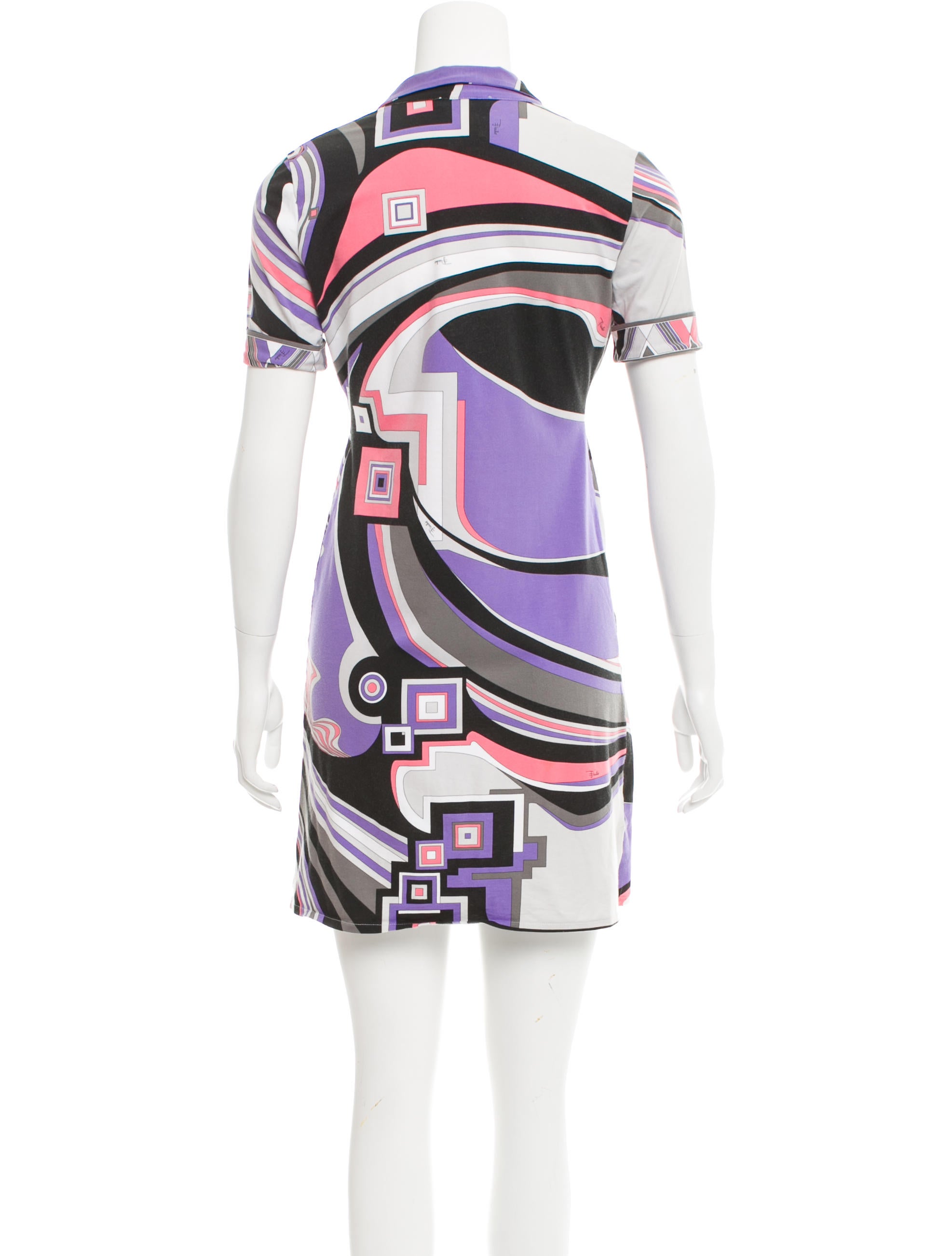 Emilio Pucci Short Sleeve Mini Dress - Clothing - EMI36124 | The RealReal