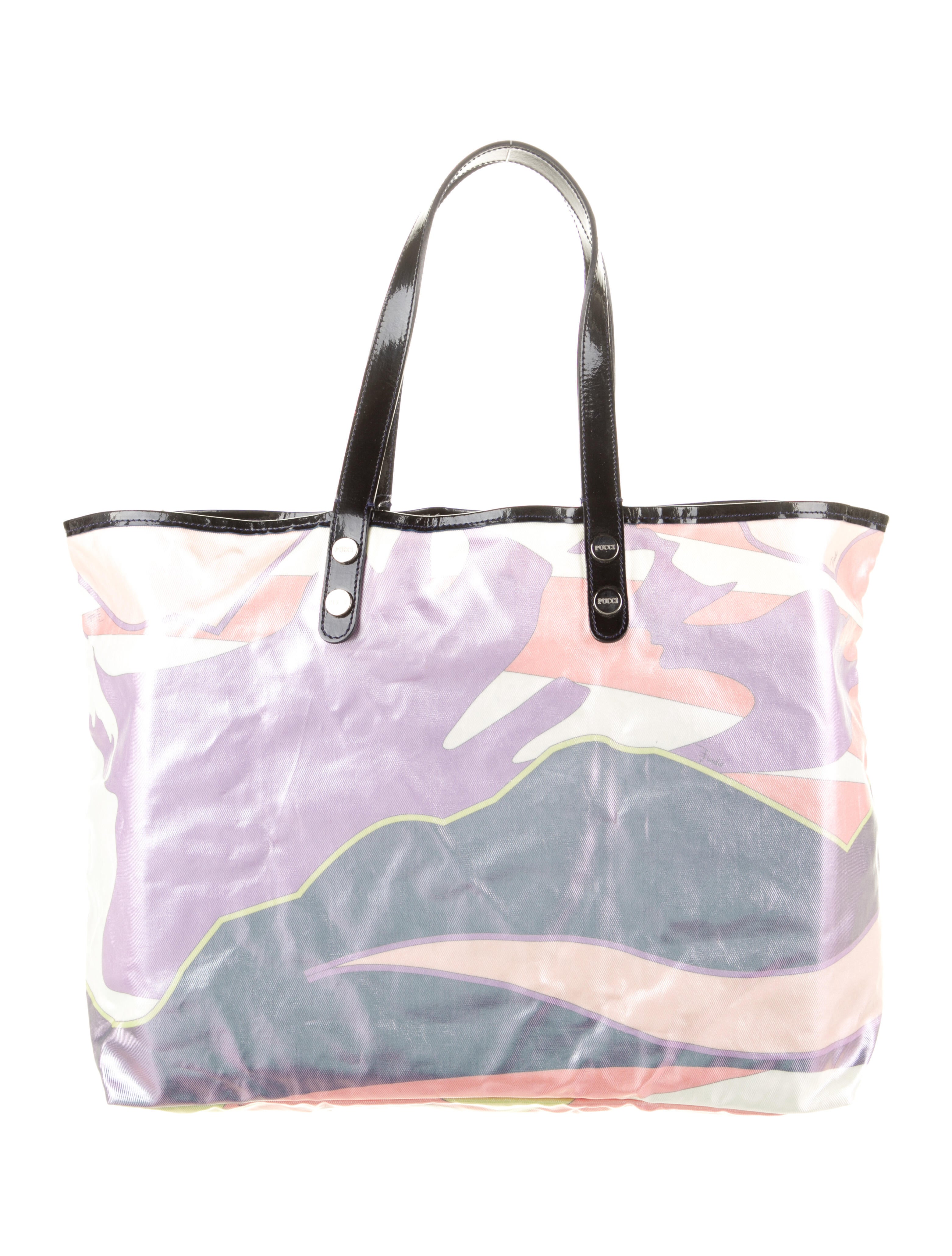Emilio Pucci Printed Terry Cloth Tote - Totes, Handbags - EMI33601 ...