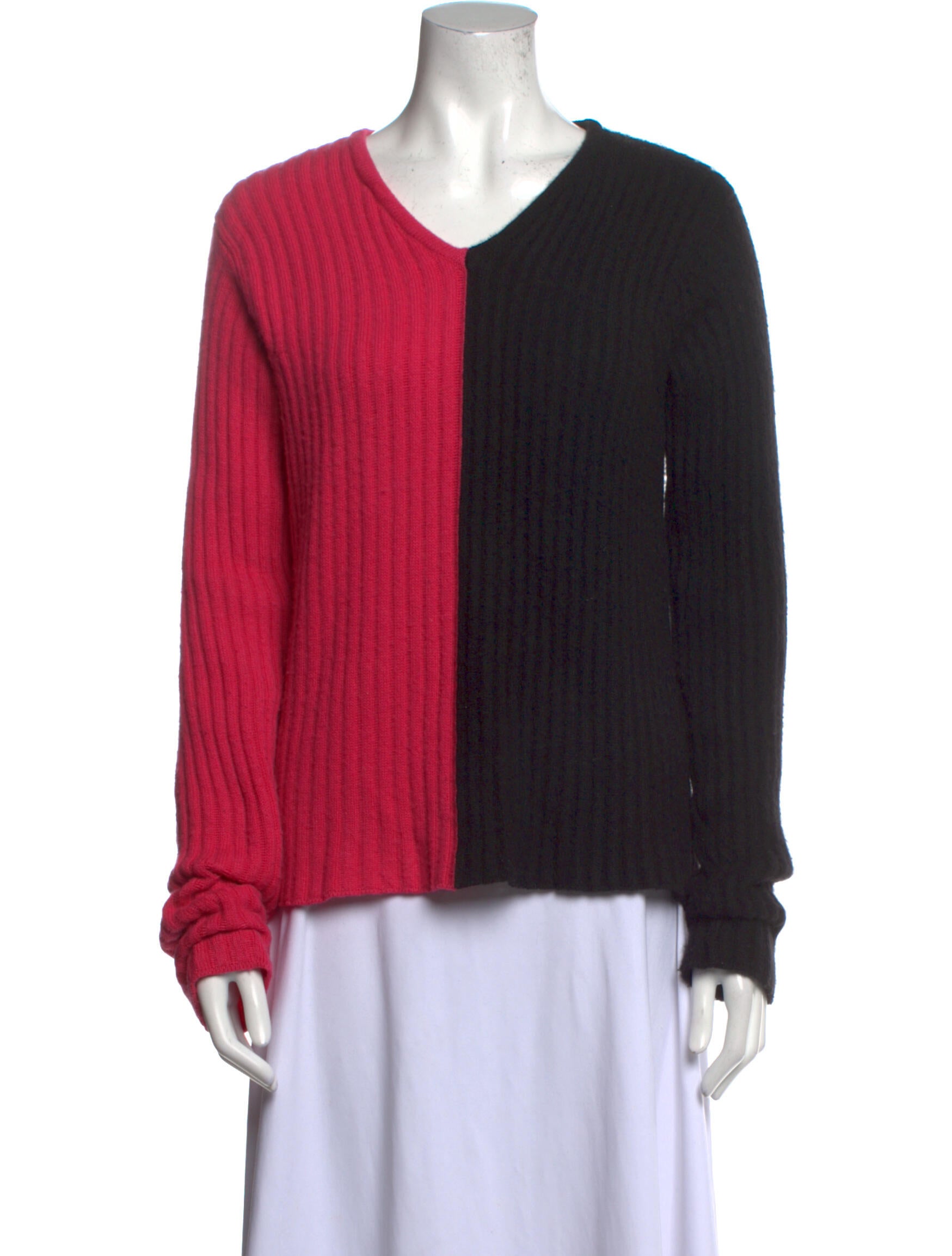 Emilio Pucci Cashmere Colorblock Pattern Sweater - Pink Knitwear ...
