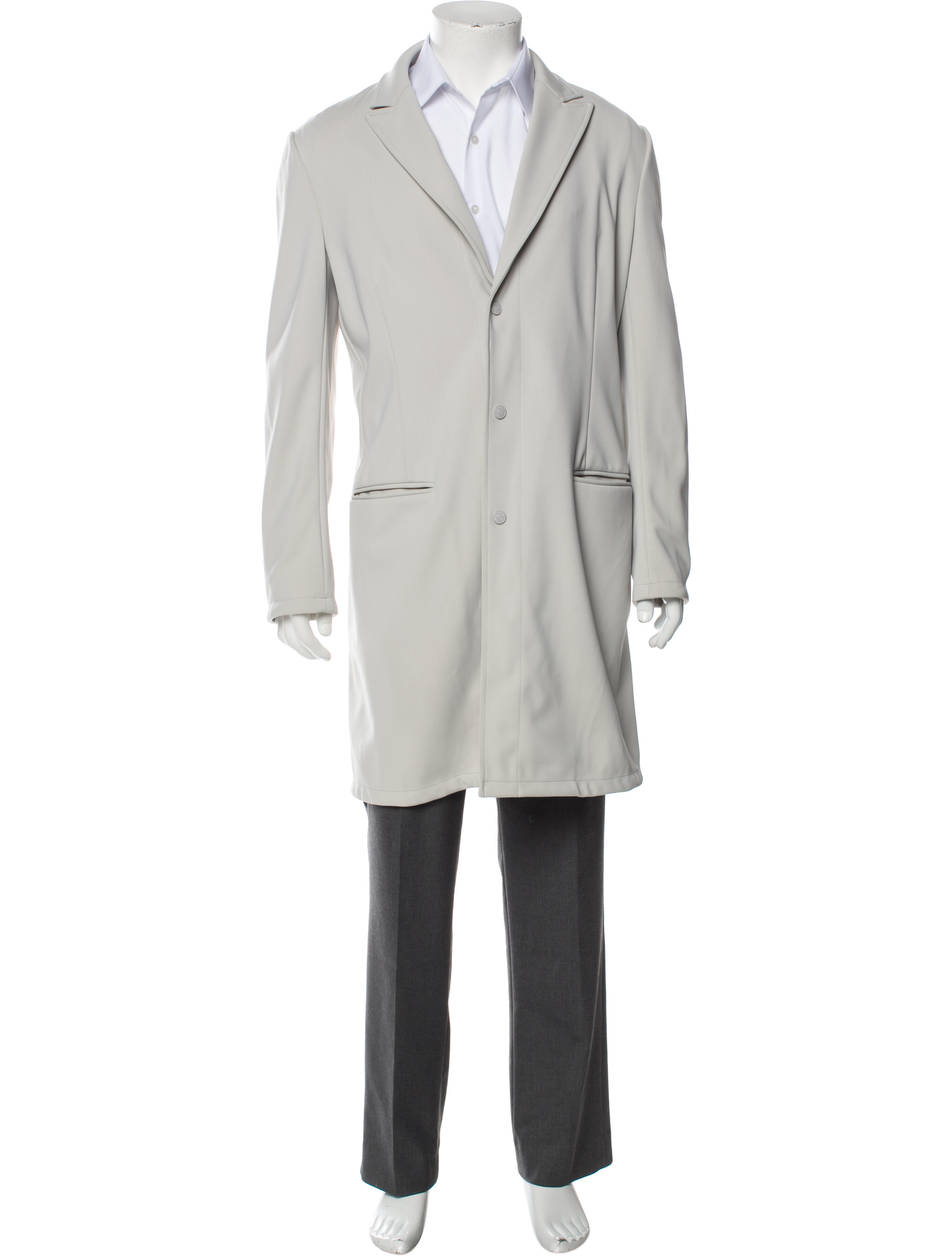 Emporio Armani Overcoat - Neutrals Outerwear, Clothing - EMP45032 | The ...