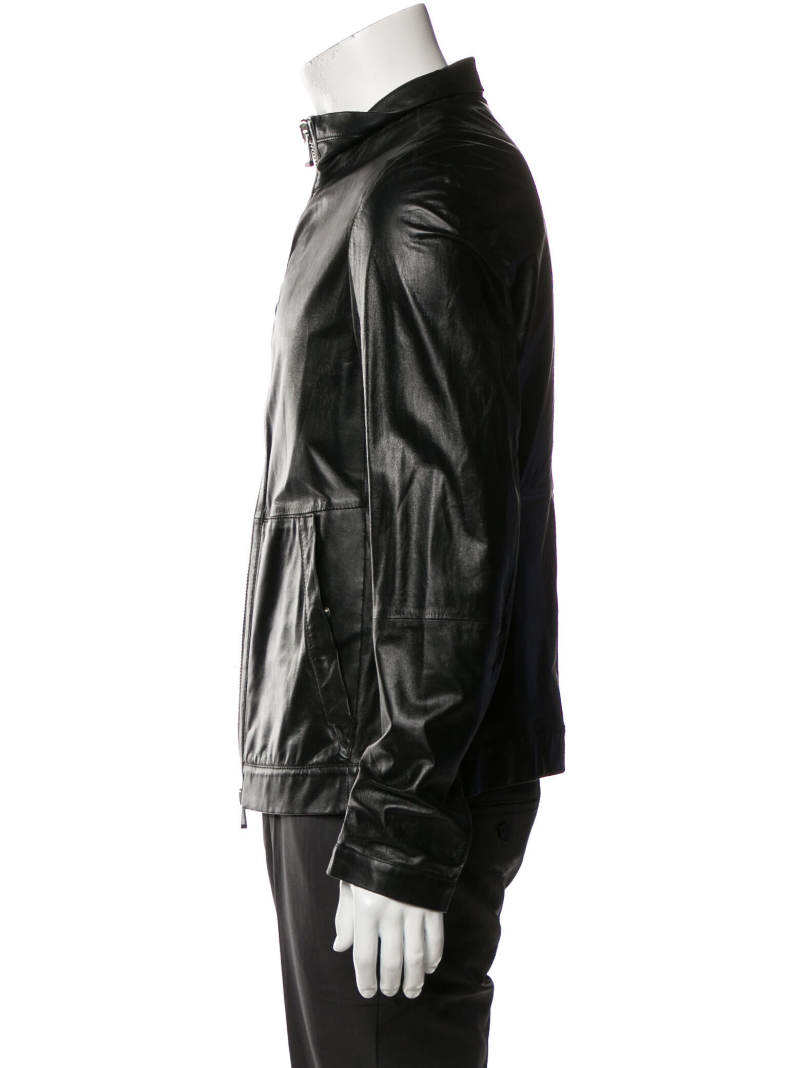 Gallotti Leather Lightweight Jacket - Brown Outerwear, Clothing ...