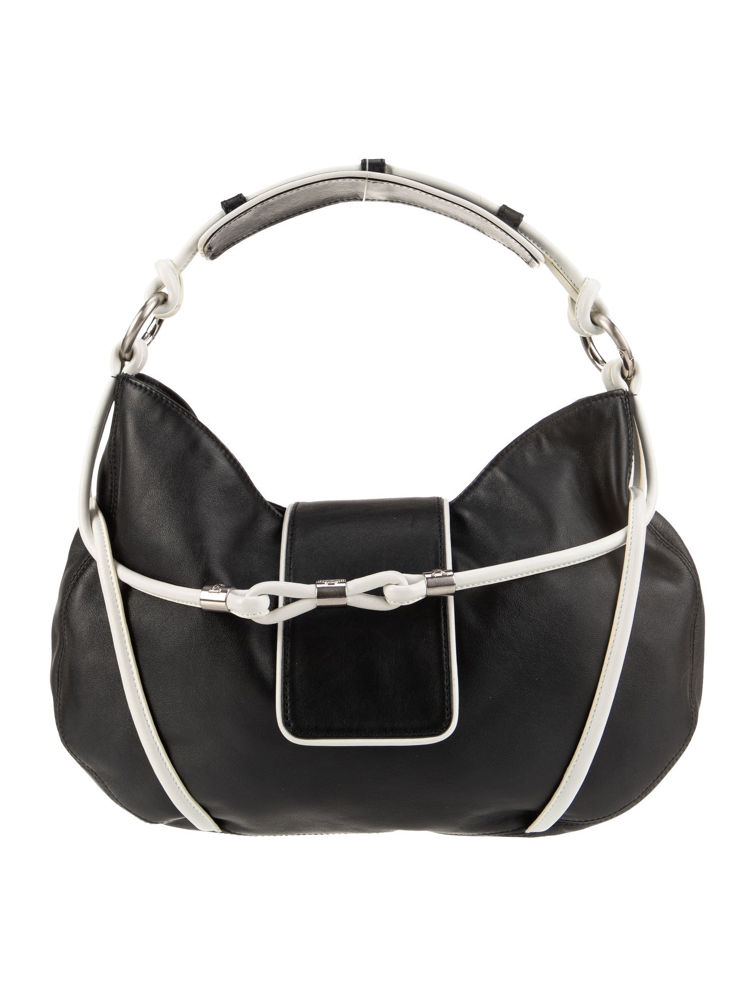 The Row Leather Devon Bag - Brown Handle Bags, Handbags - THR138021 ...