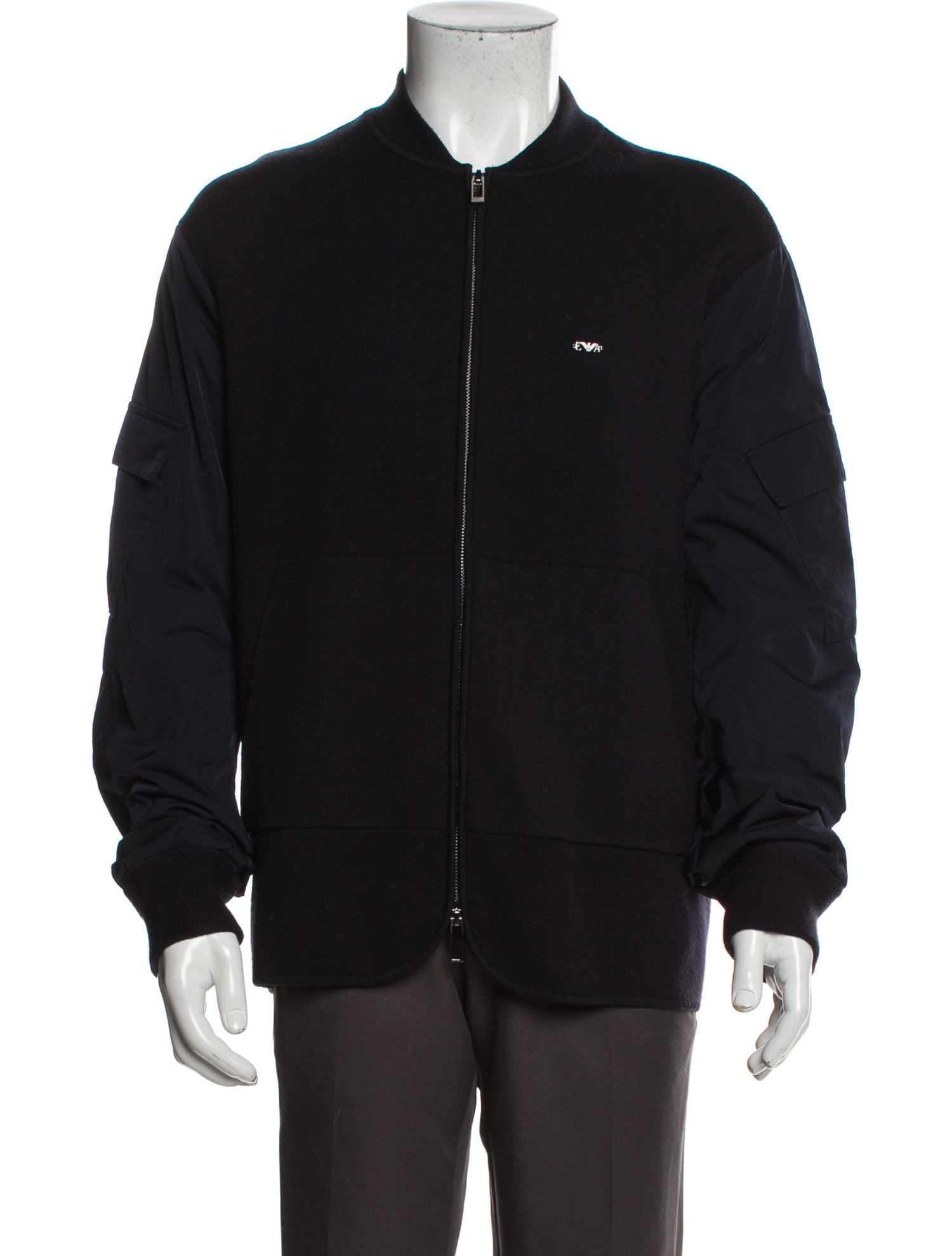 Emporio Armani Bomber Jacket - Blue Outerwear, Clothing - EMP60098 ...