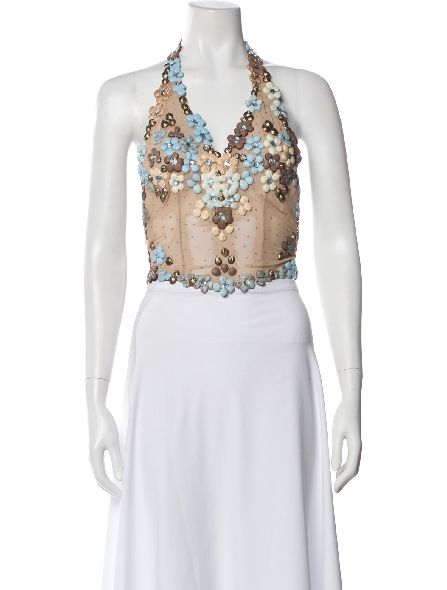 Ema Savahl Mesh Floral Print Top - Tops, Clothing - EMSAV20249 | The ...