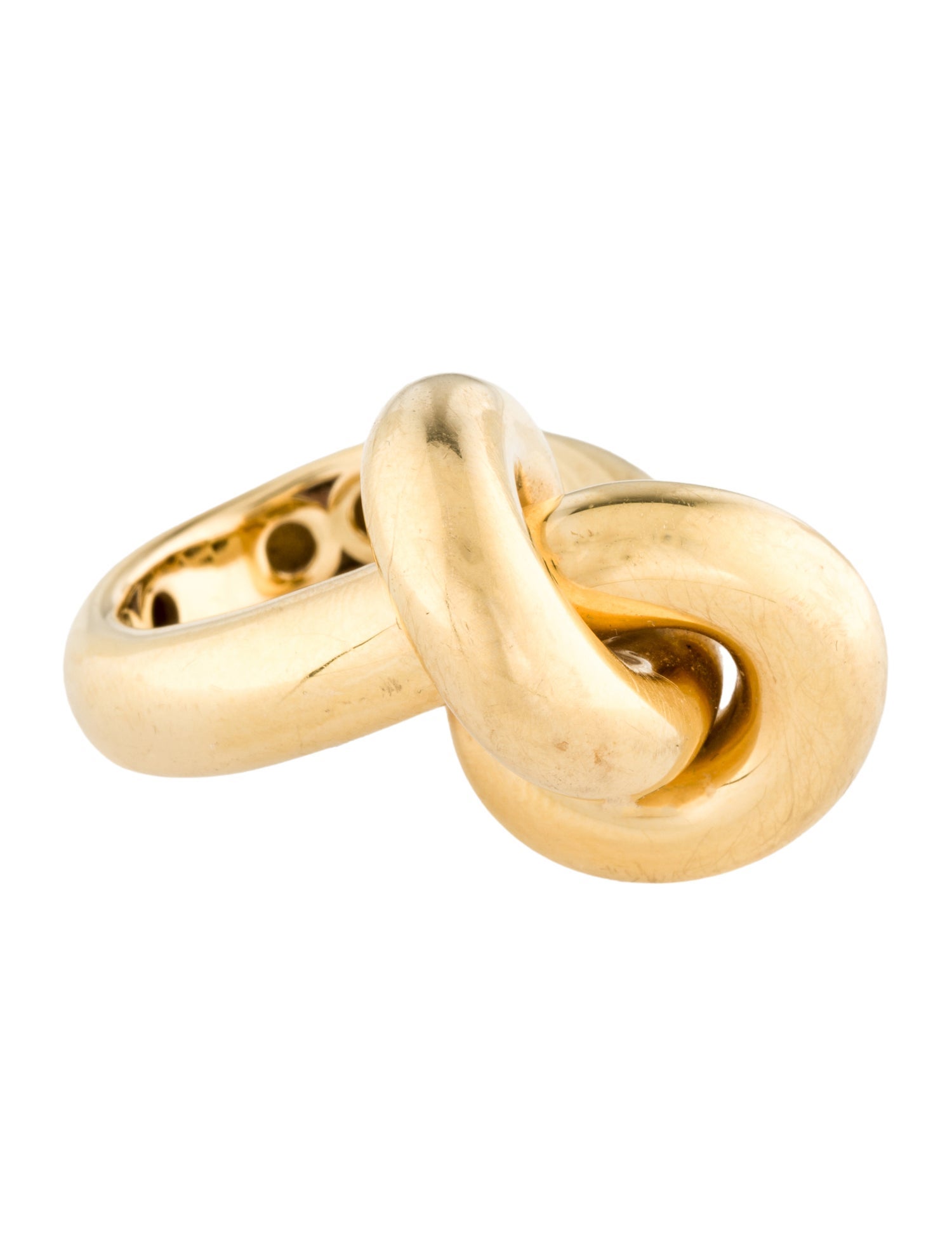 Engelbert 18K Big Legacy Knot Ring - 18K Yellow Gold Cocktail Ring ...