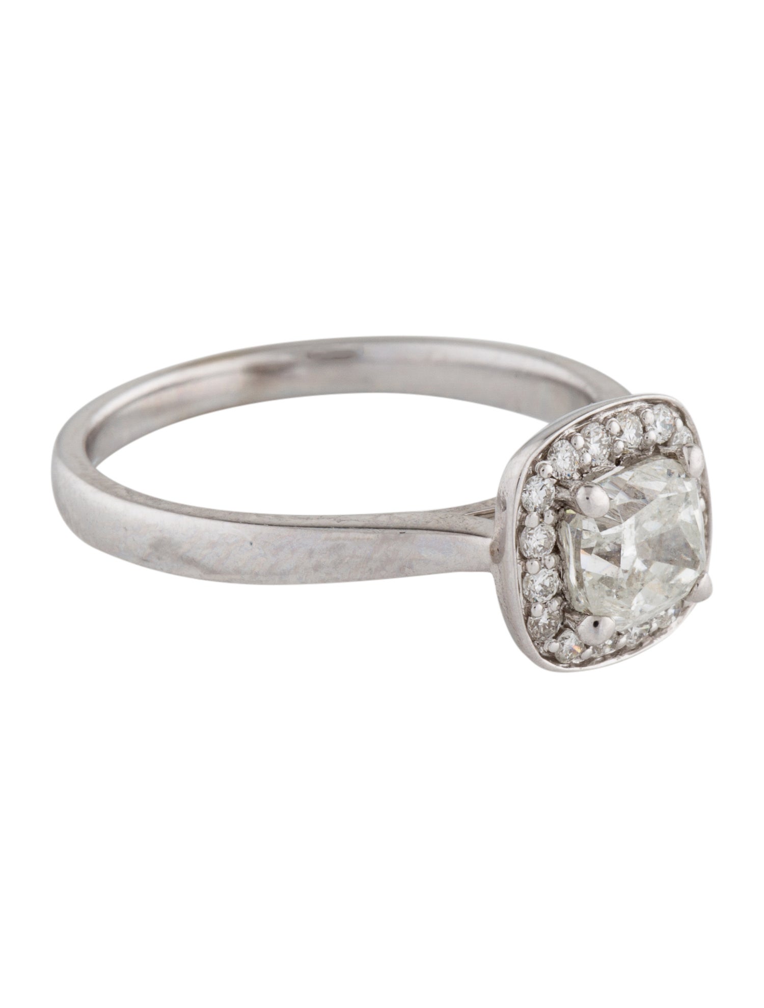 Vera Wang 14K Diamond & Sapphire Engagement Ring - 14K White Gold Engagement Ring, Rings ...