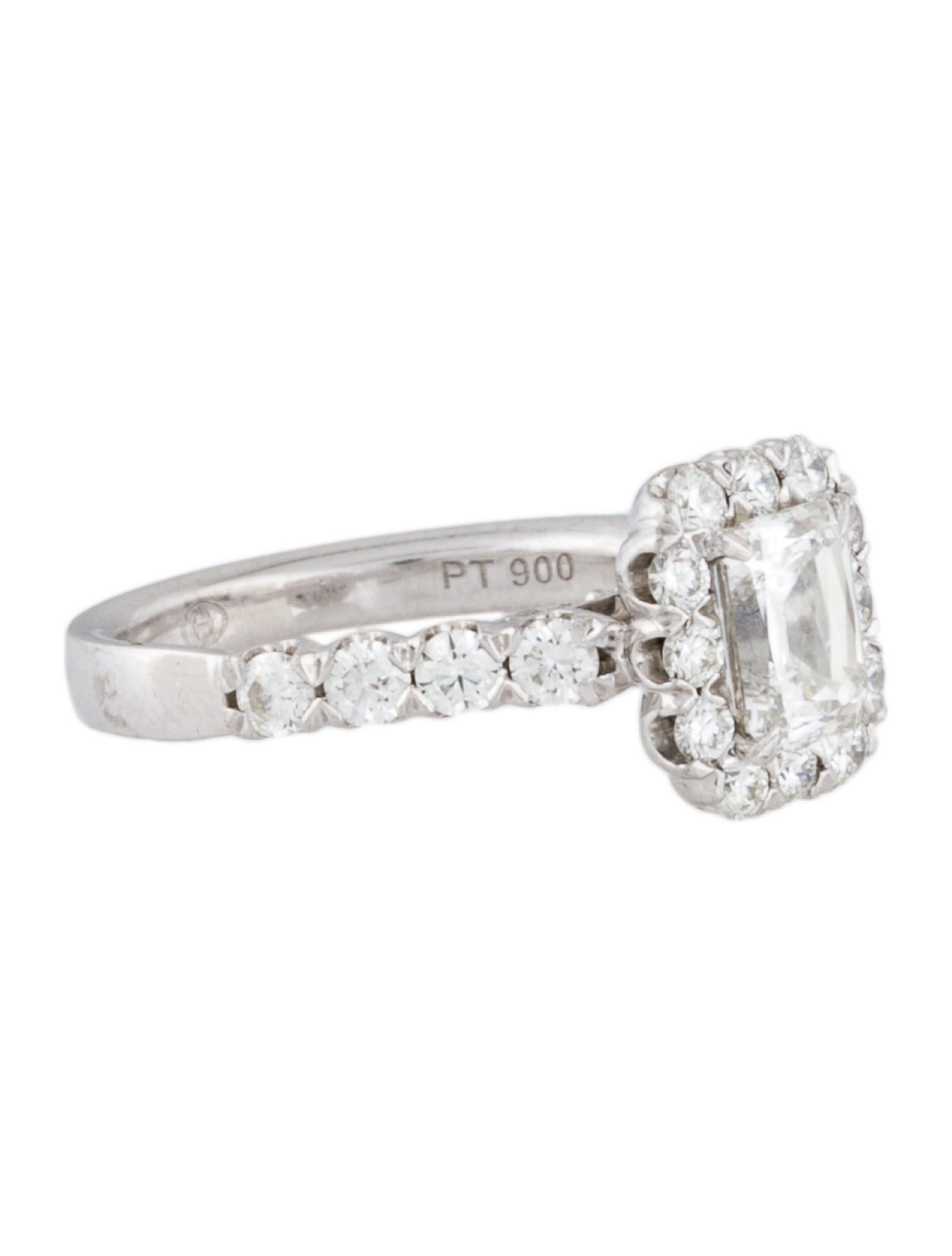 Engagement Ring Christopher Designs Platinum Diamond Crisscut ...