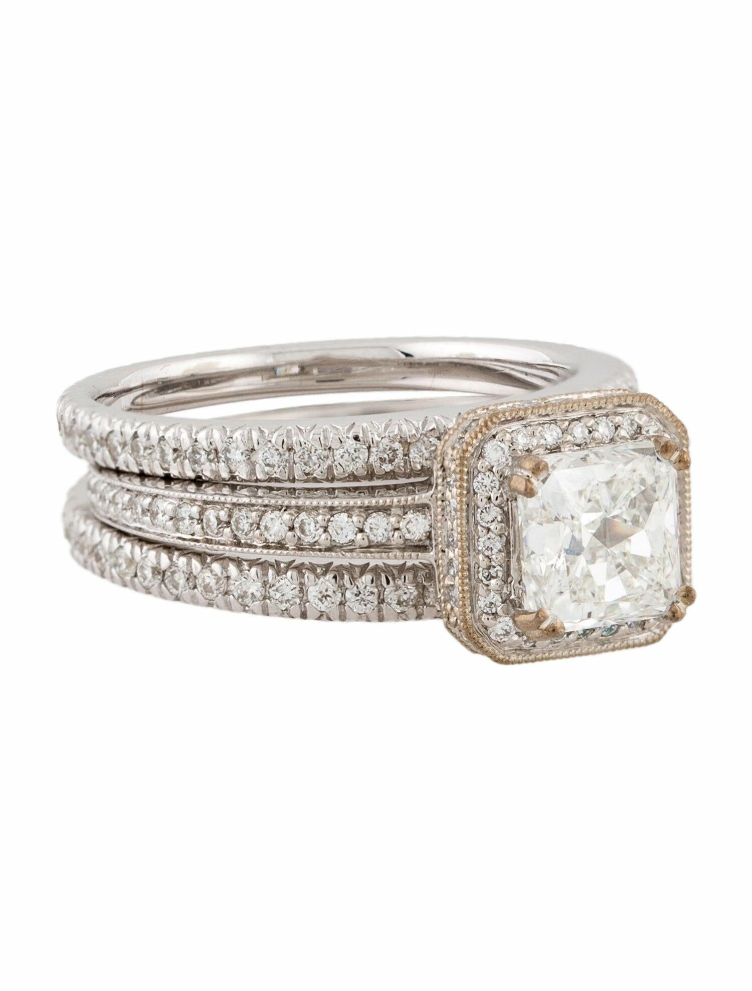 Ring 14K Diamond Wedding Set - 14K Yellow Gold Wedding Set, Rings ...