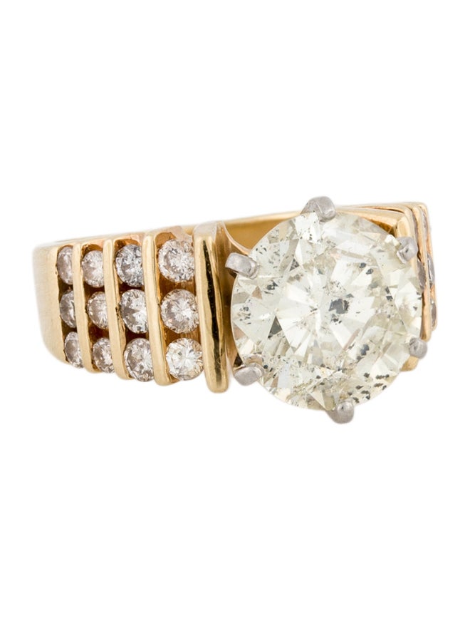 Loree Rodkin 18K Diamond Engagement Ring - 18K Yellow Gold Engagement ...