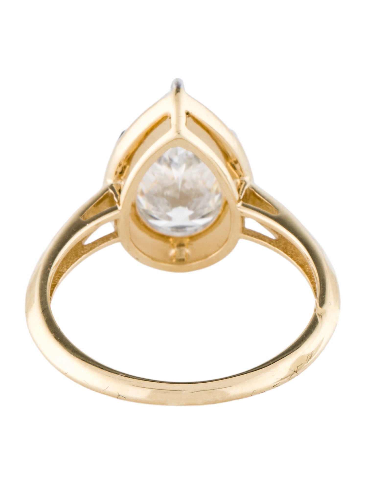 Engagement Ring 3.04ct Lab-Grown Diamond Engagement Ring - Cocktail ...