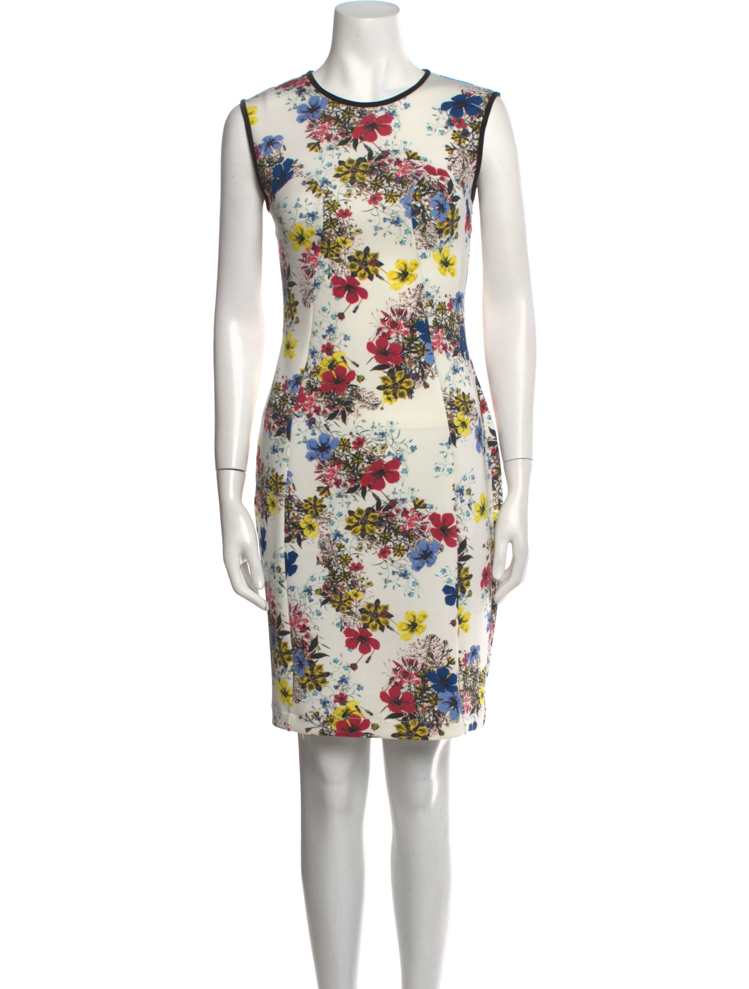 Erdem Floral Print Knee-Length Dress - White Dresses, Clothing ...