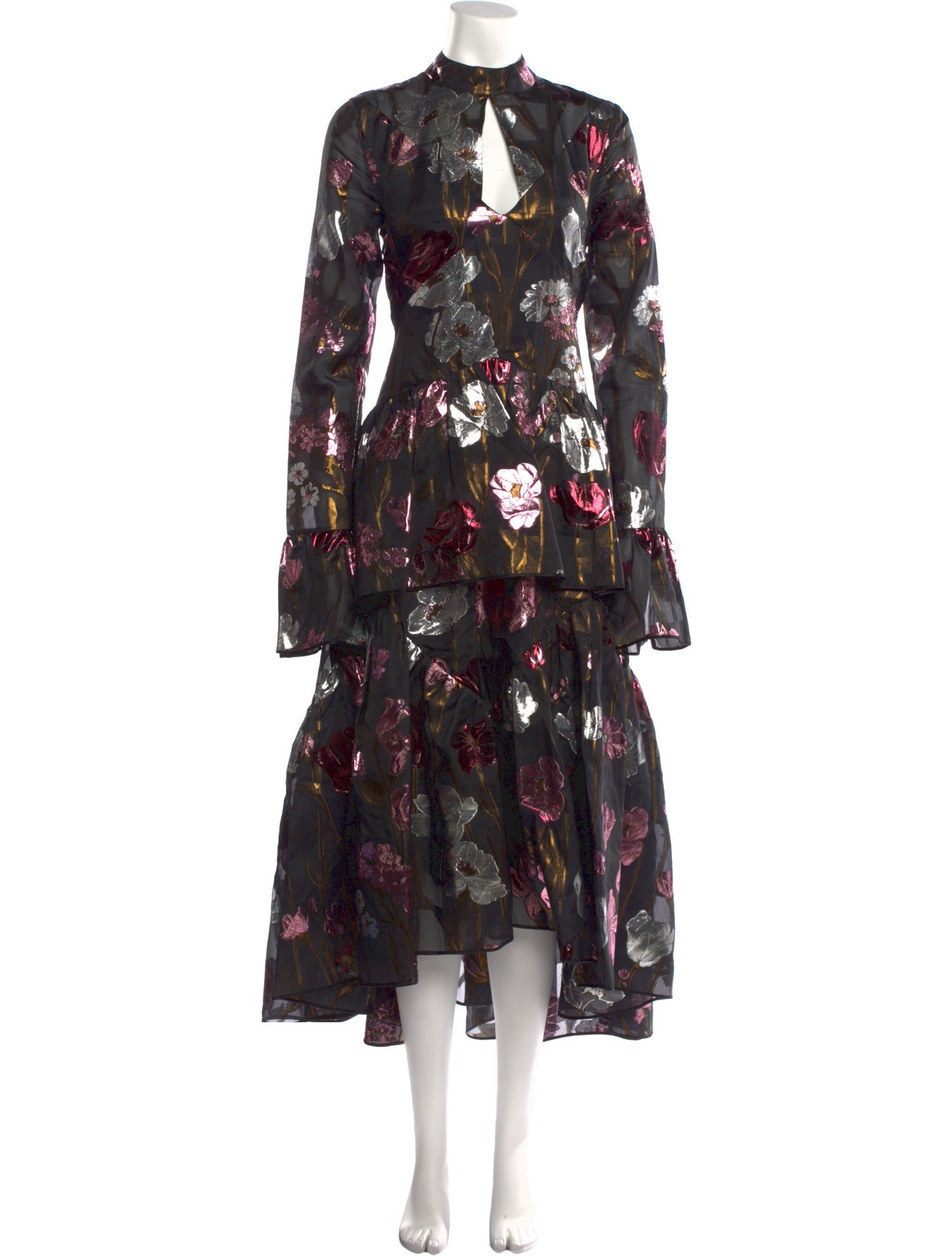 Erdem Silk Long Dress - Black Dresses, Clothing - ERD40395 | The RealReal